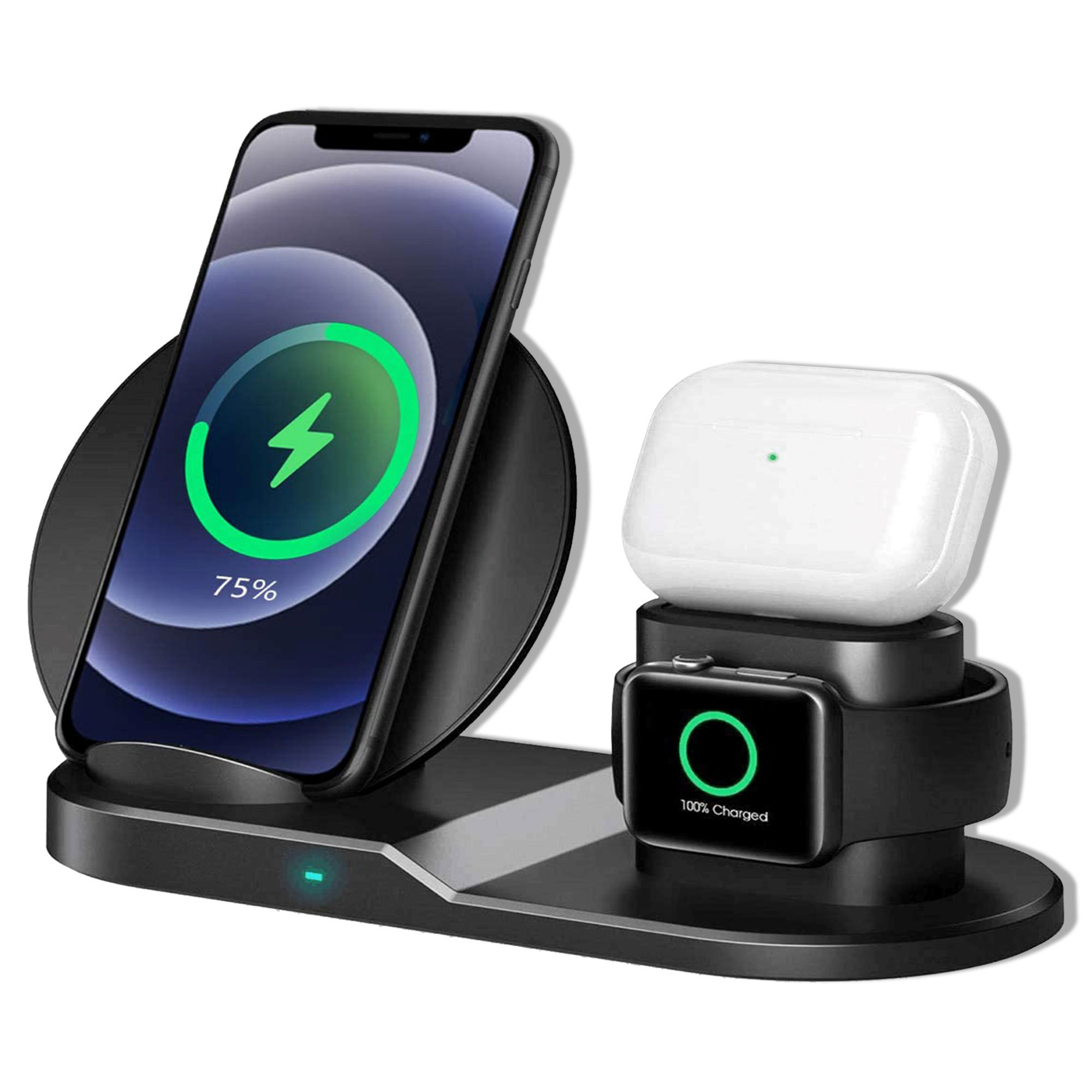5 CORE 5 Core 3 in 1 Charging Station Qi Wireless Charger 10W / 15W ...
