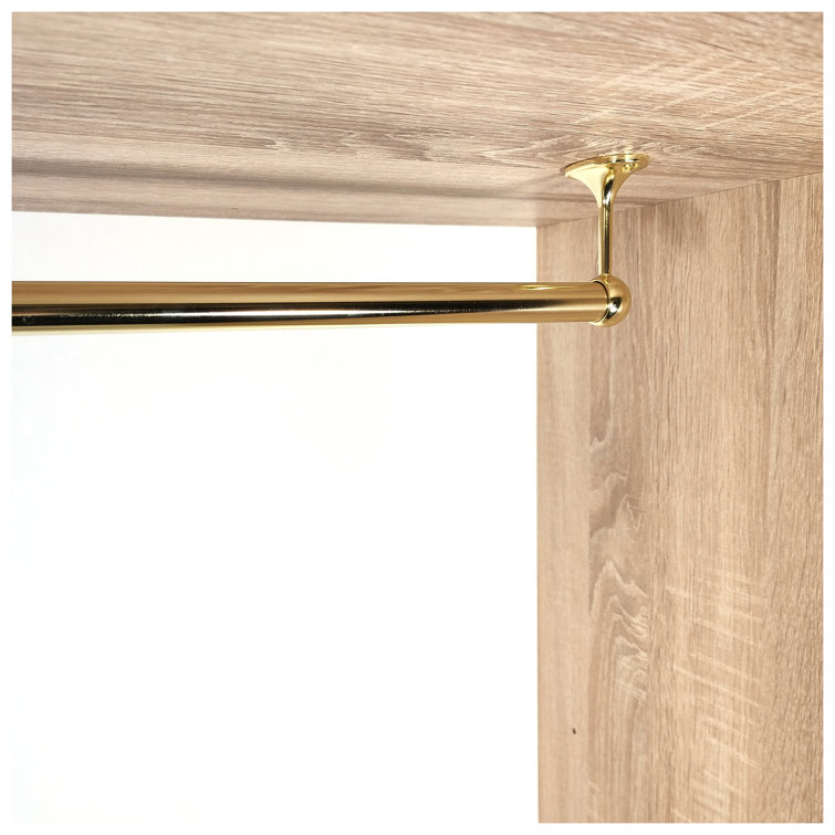 Rebrilliant Gunalda 50cm Wardrobe Rail | Wayfair.co.uk