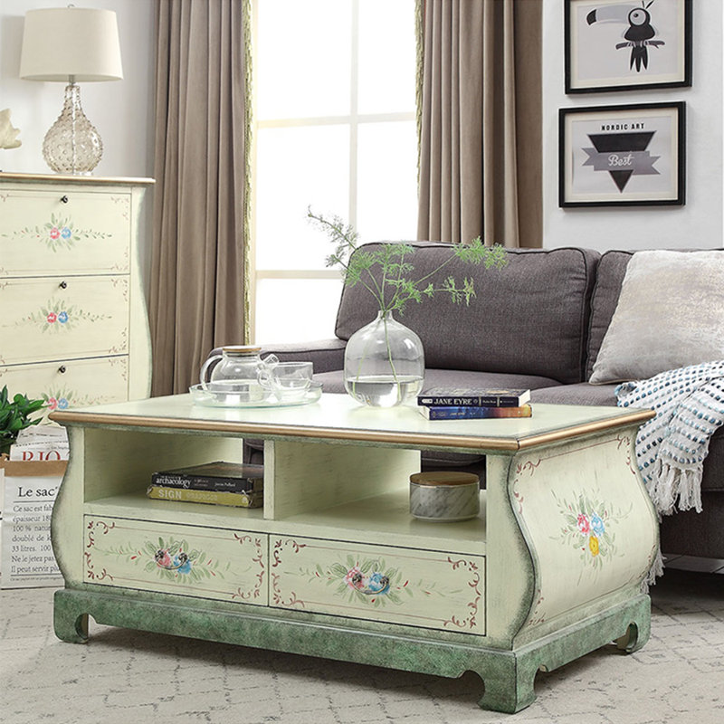 aurasarise Round edge smooth coffee table | Wayfair