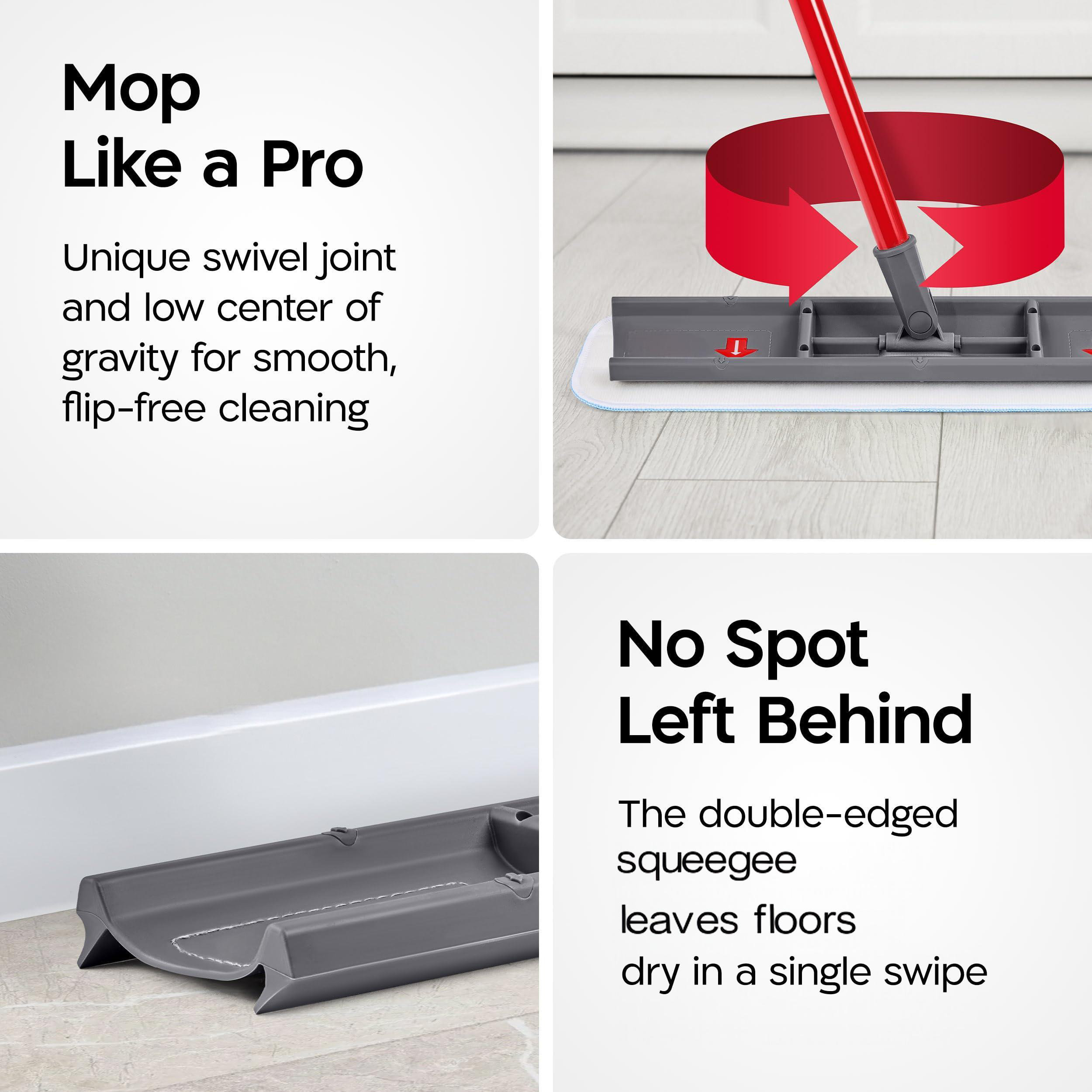 ZHENGYANGMAOYI 2-In-1 Heavy Duty Floor Squeegee For Concrete Floors ...