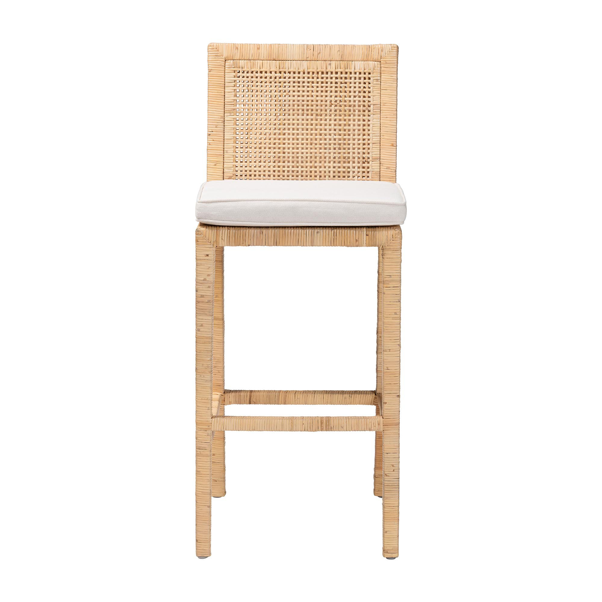 Foundry Select Bali & Pari Sofia Bohemian Natural Rattan Bar Stool - Wayfair Canada
