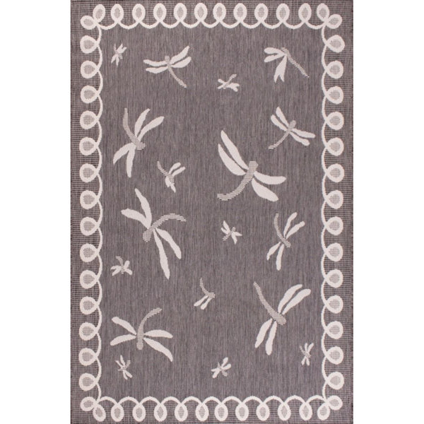 Marlow Home Co. Aracelie Abstract Machine Woven Grey Area Rug | Wayfair ...
