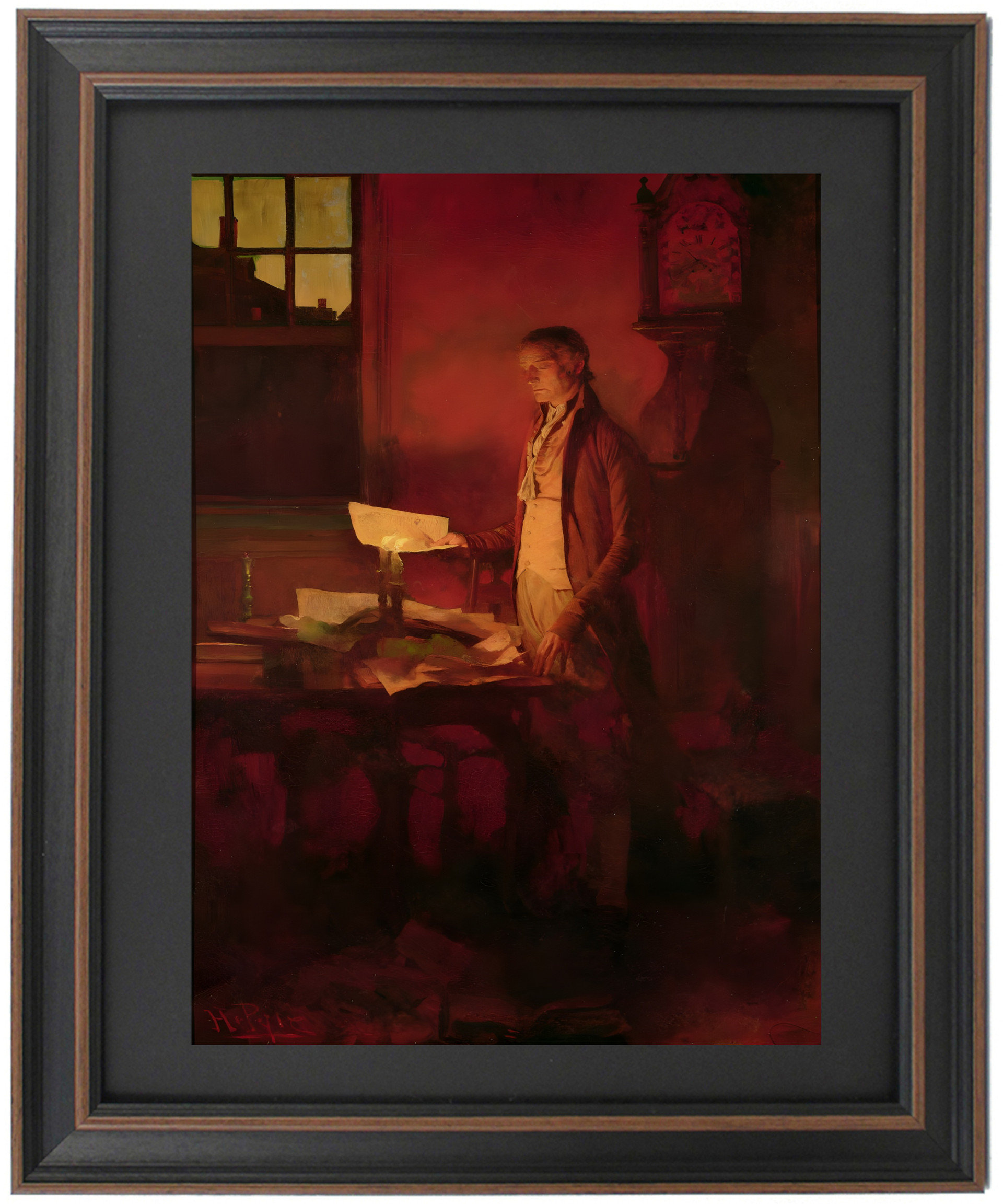 Canora Grey Thomas Jefferson Writing The Declaration Of Independence By ...