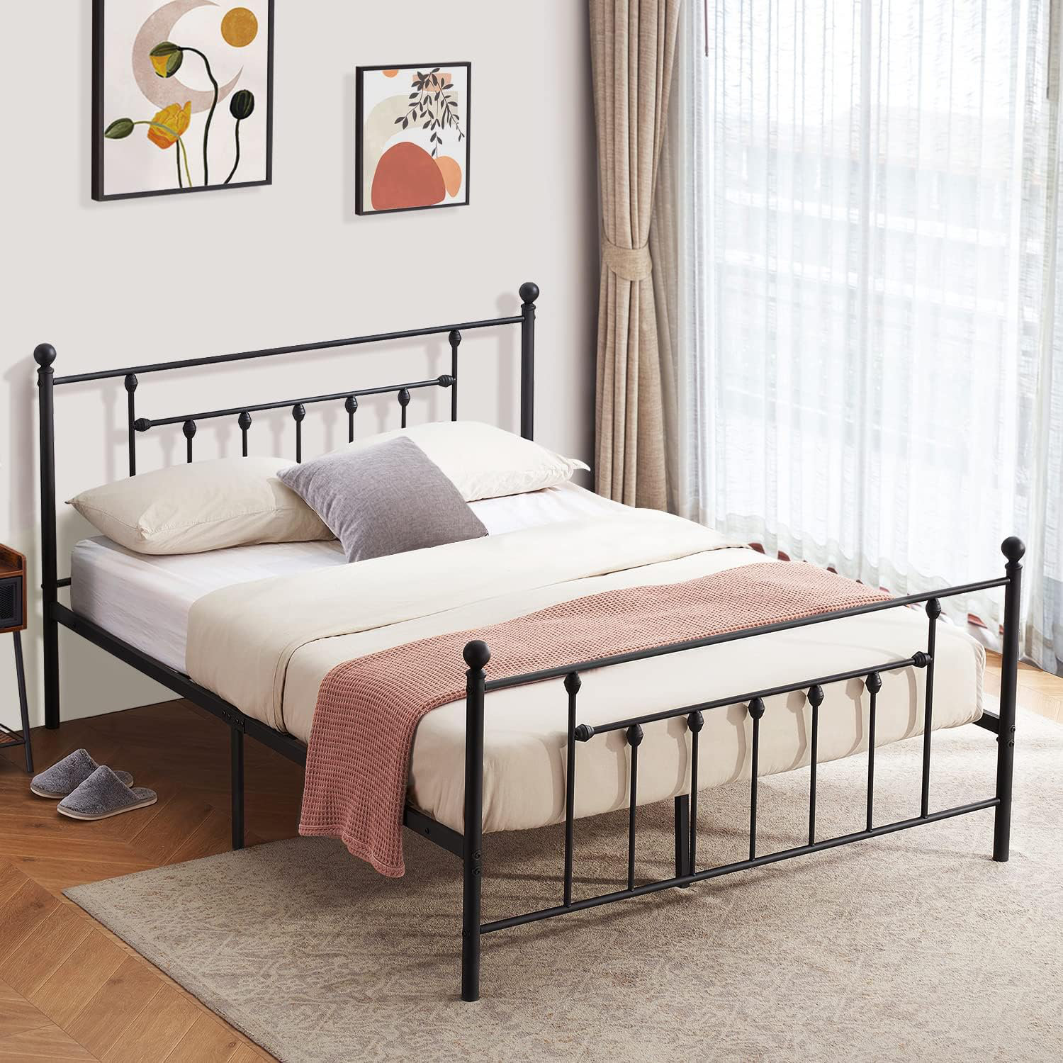 Rosalind Wheeler Breeannah Metal Open-Frame Bed | Wayfair