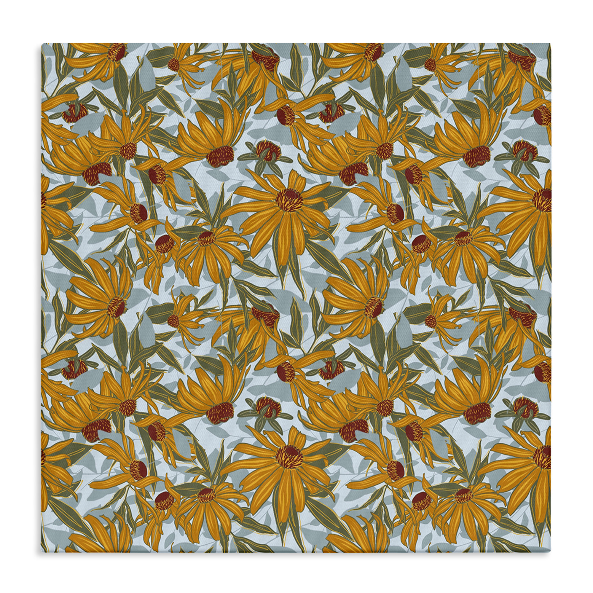 Red Barrel Studio® Black Eyed Susan Pattern Canvas Wall Art by ...