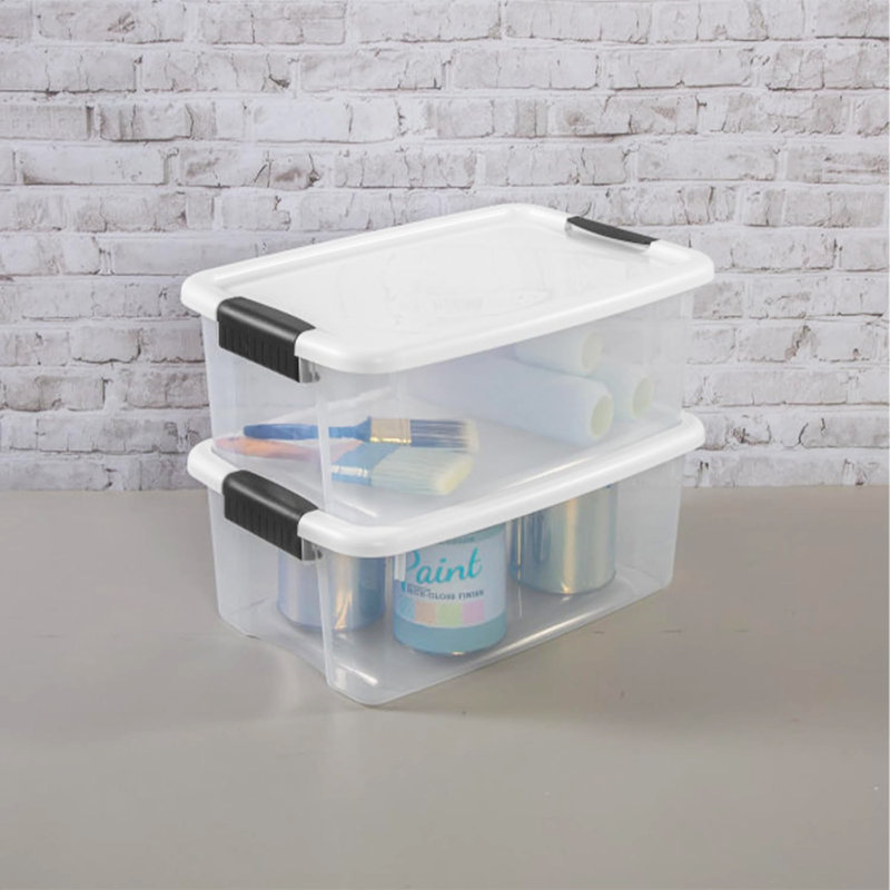 Ameriwood Stackable Storage Boxes with Lids, 12-Pack | Wayfair
