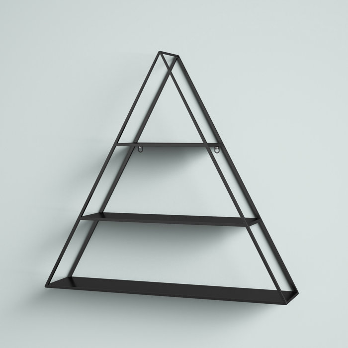 Mercury Row® Loewen 3 Piece Triangle Metal Tiered Shelf & Reviews | Wayfair