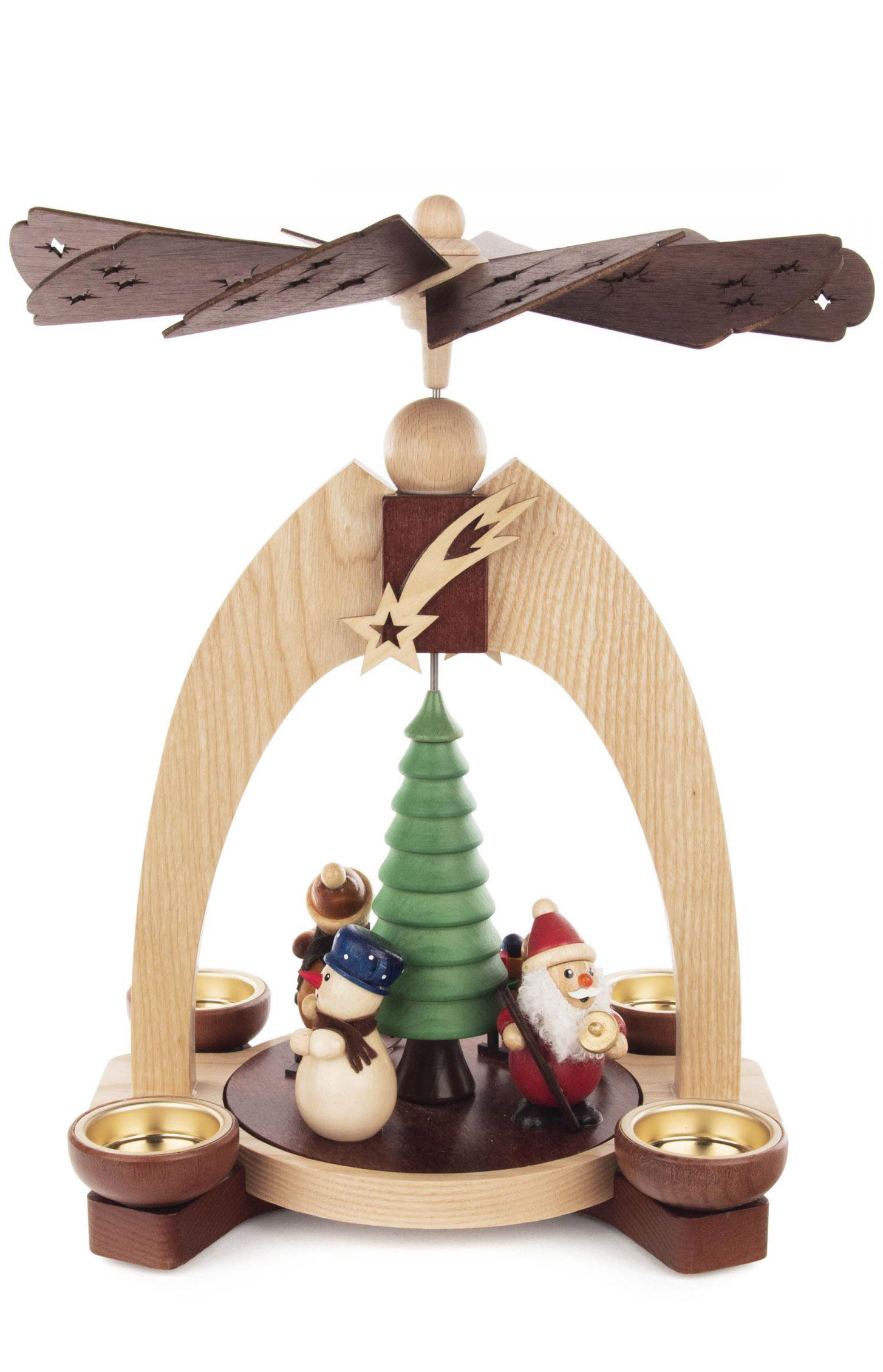 The Holiday Aisle® Pyramid Santa and Snowman | Wayfair