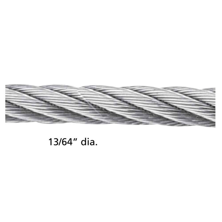 Indital 1 ft. 316 Stainless Steel Flexible Stranded Wire Cable Sample ...