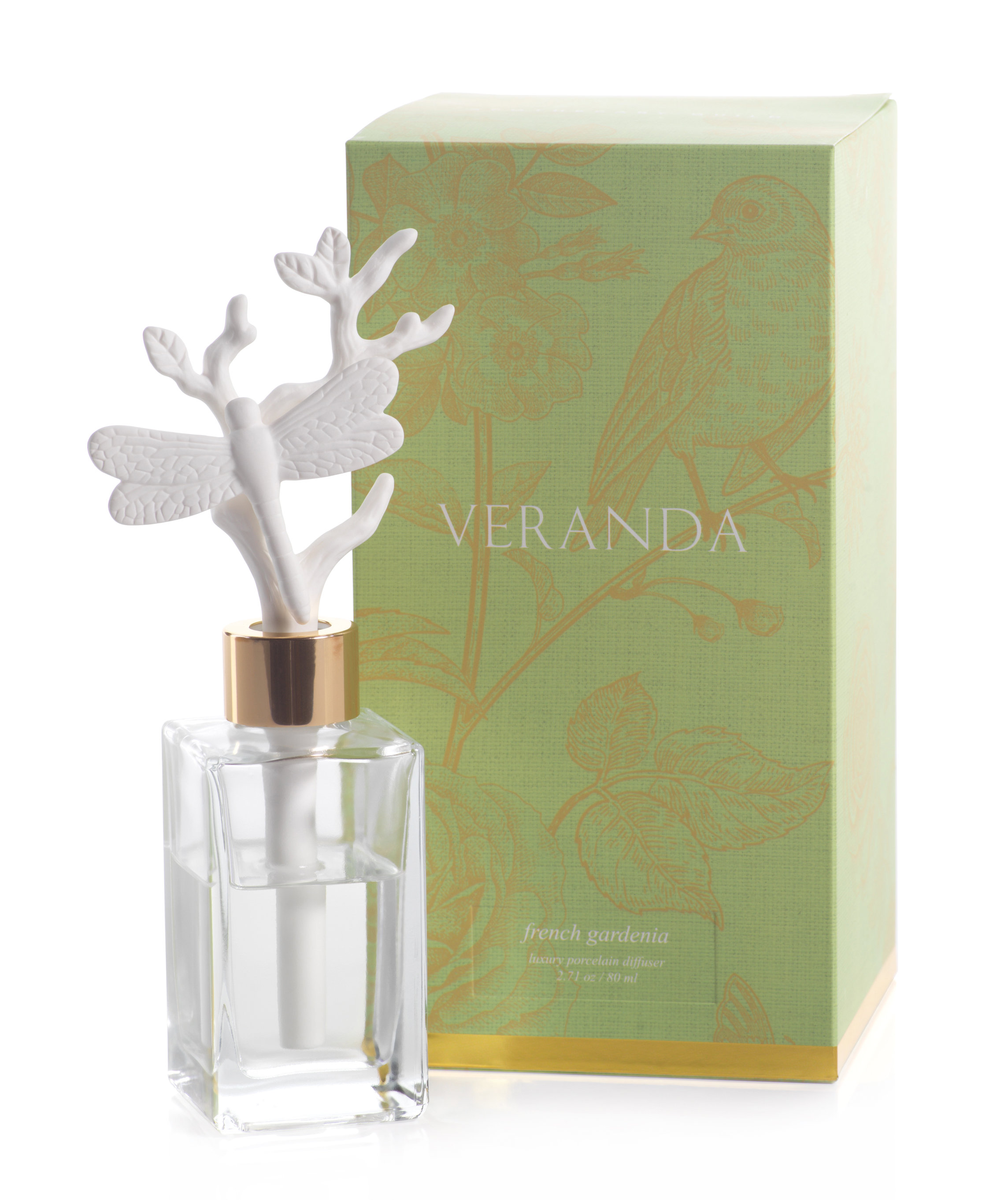 Zodax Veranda French Gardenia Porcelain Diffuser | Wayfair