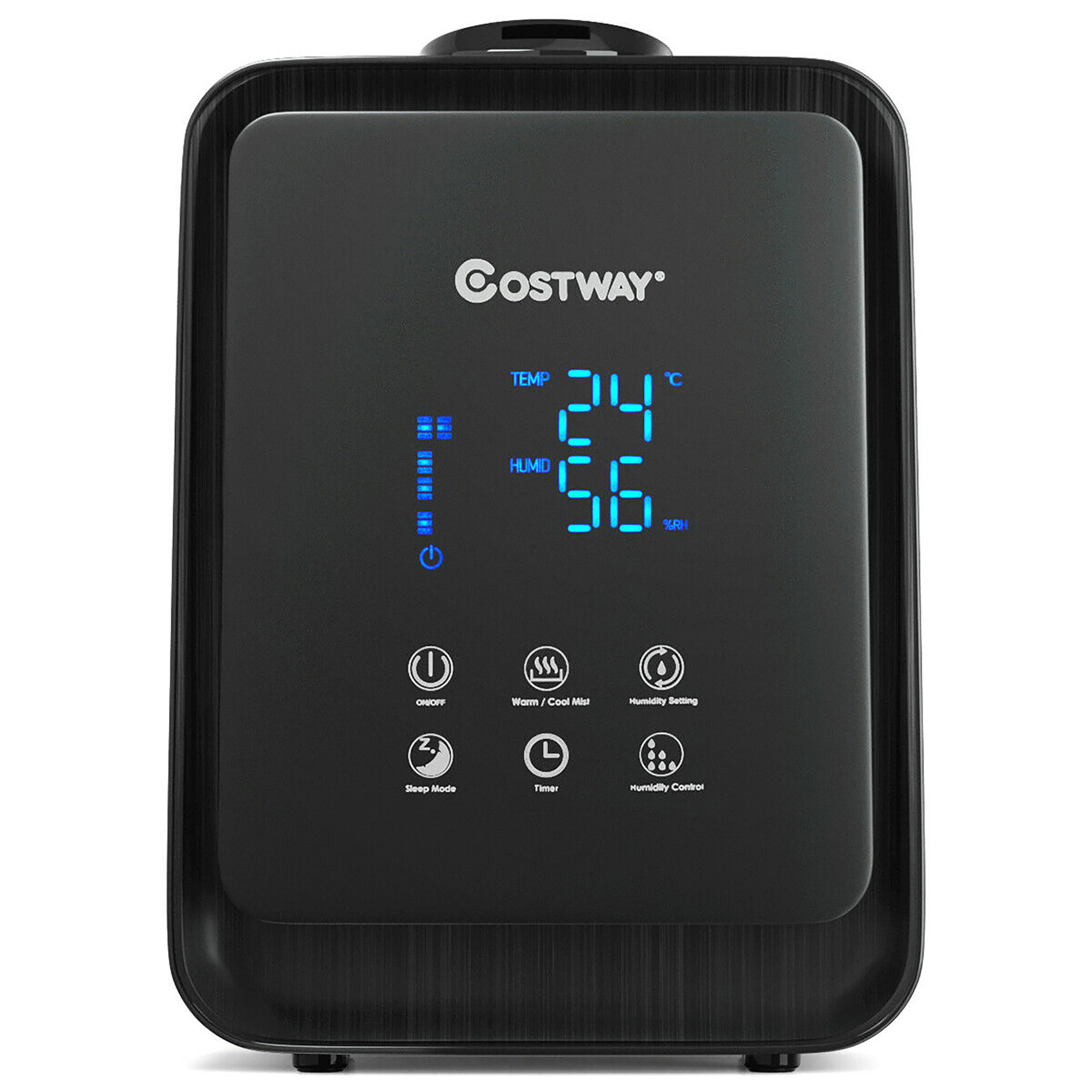 Costway 4.5l Ultrasonic Cool Warm Mist Air Diffuser Humidifier W ...