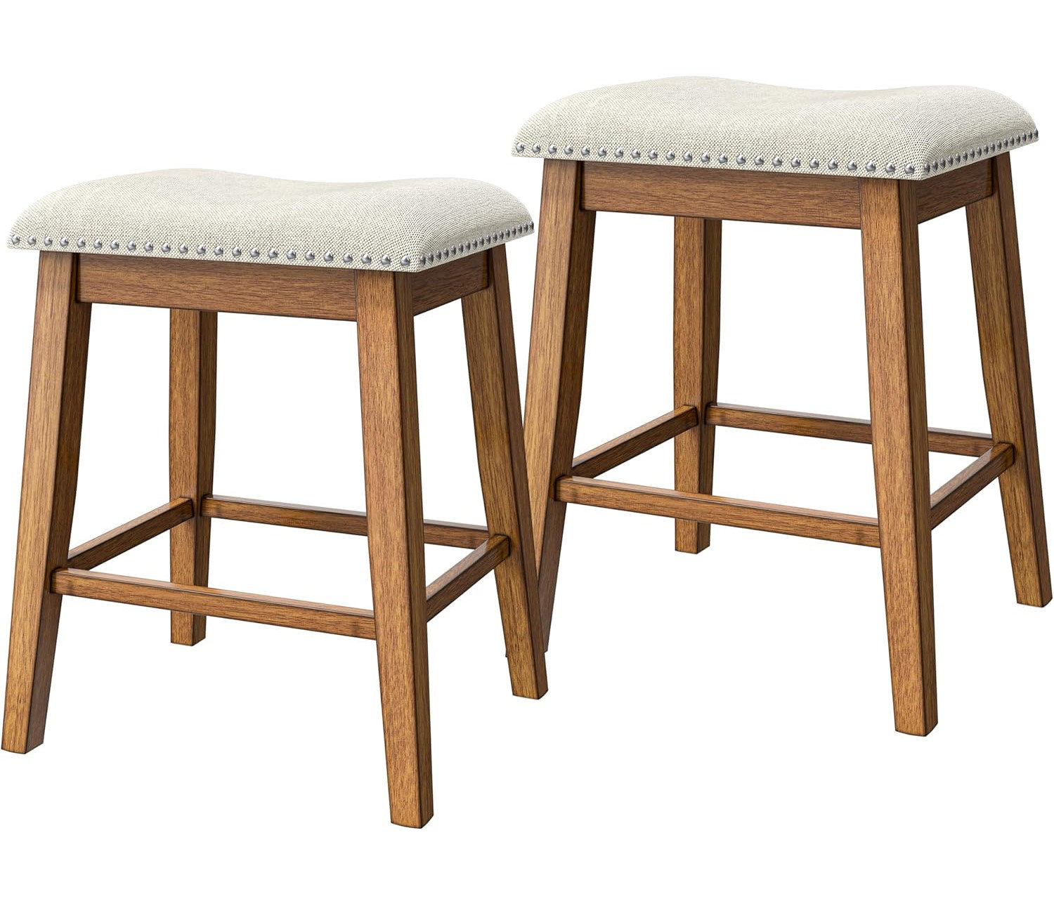Hokku Designs 2 Pack Bar Stools 24 Inch Counter Height Bar Stools ...