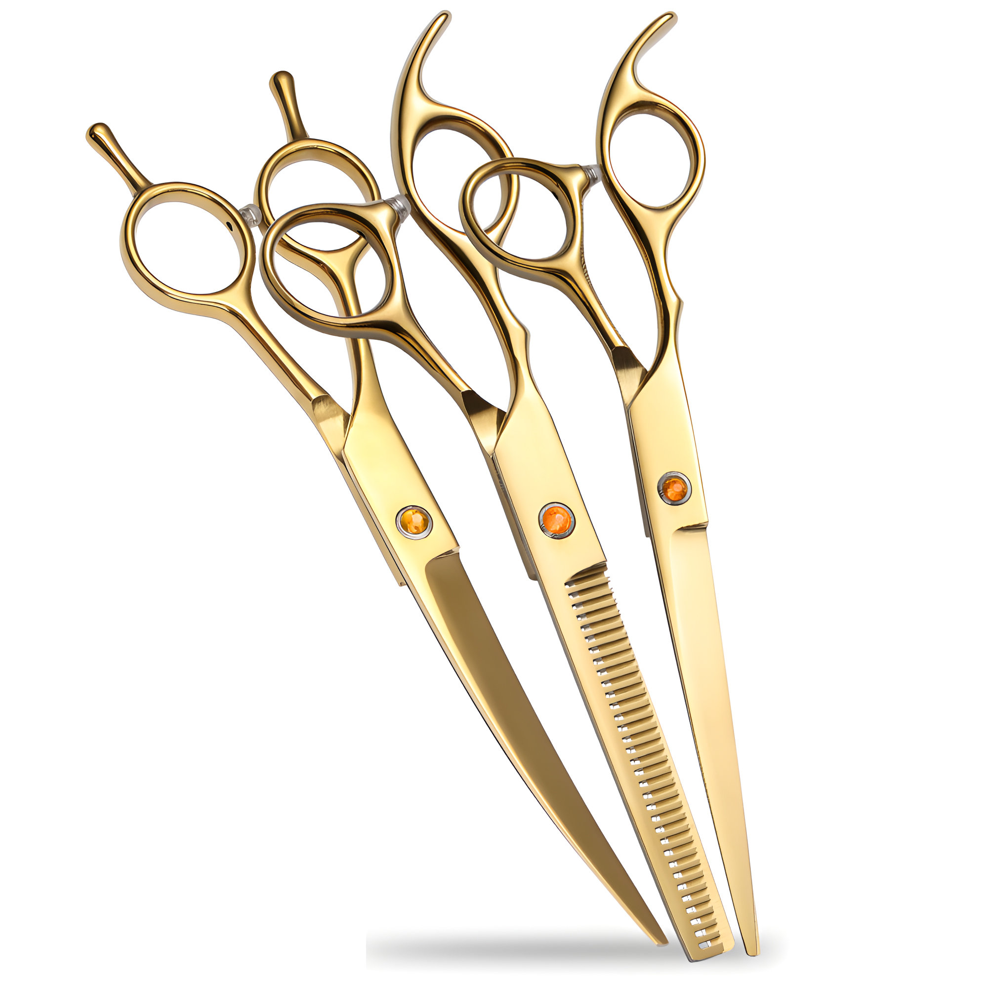 NUODA 7-Inch Straight Scissors, 7-Inch Curved Scissors, And 7-Inch ...