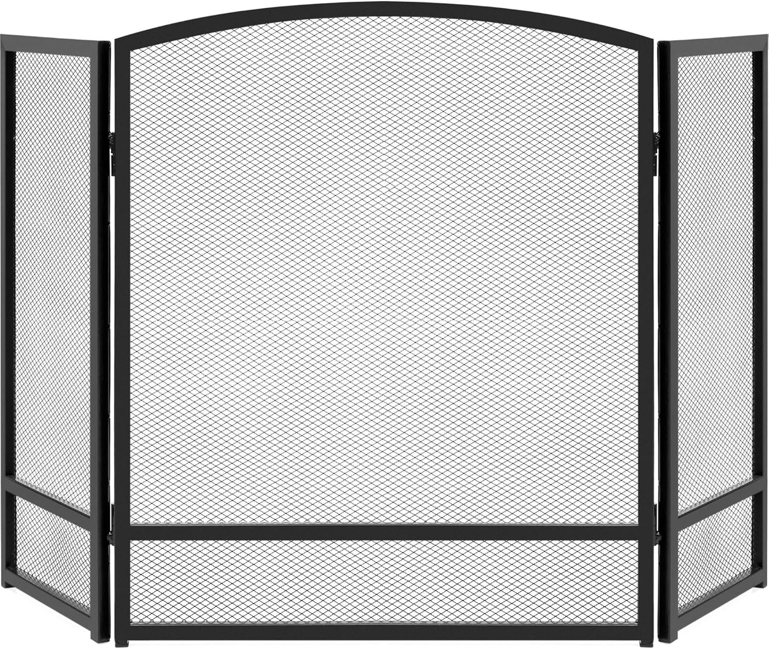 17 Stories The Products 47.5x27.25in 3-Panel Simple Steel Mesh ...