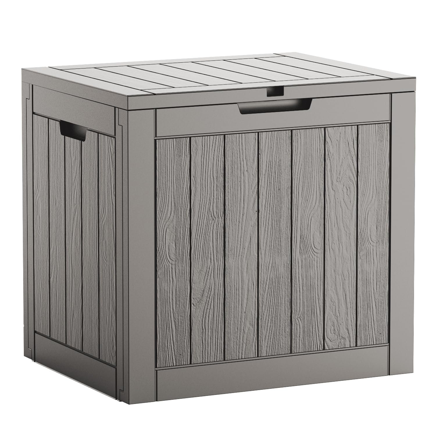 LGHM Deck Box,31 Gallon Resin Indoor Outdoor Storage Box,waterproof ...