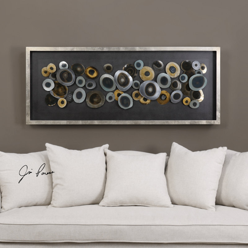 Wade Logan® Burleen Modern Abstract Wall Decor on Metal & Reviews | Wayfair