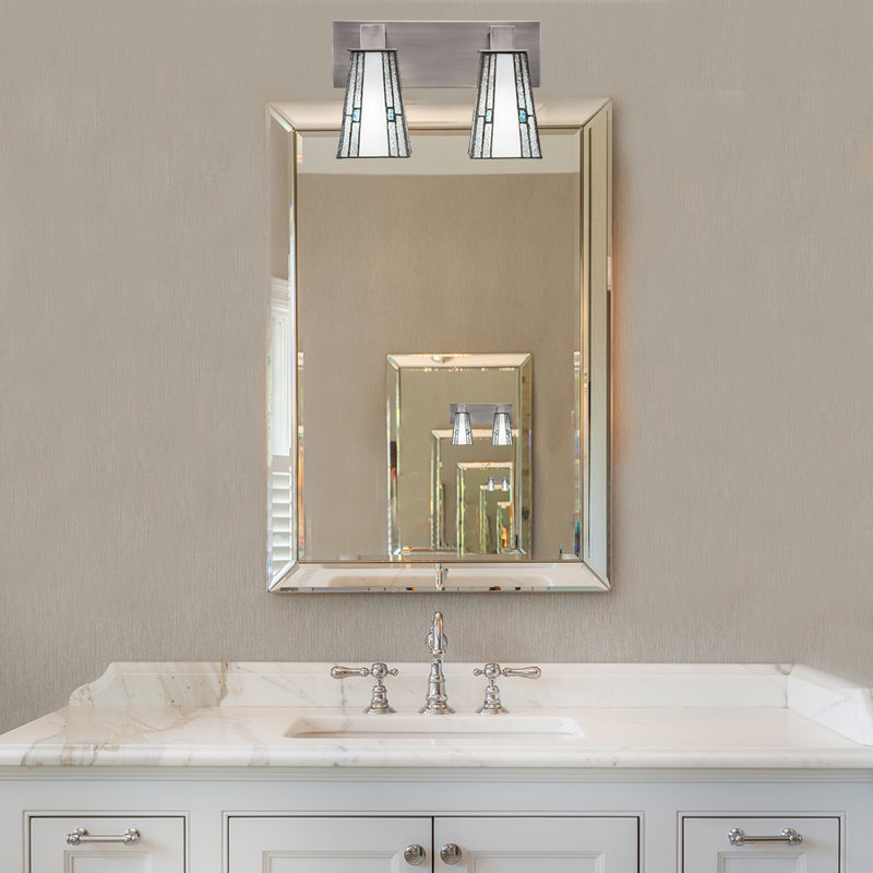 Loon Peak® Apollo 2 Light Bath Bar Shown In Graphite Finish With 5 ...