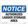 SignMission Authorized Ladder Storage Area Sign | Wayfair