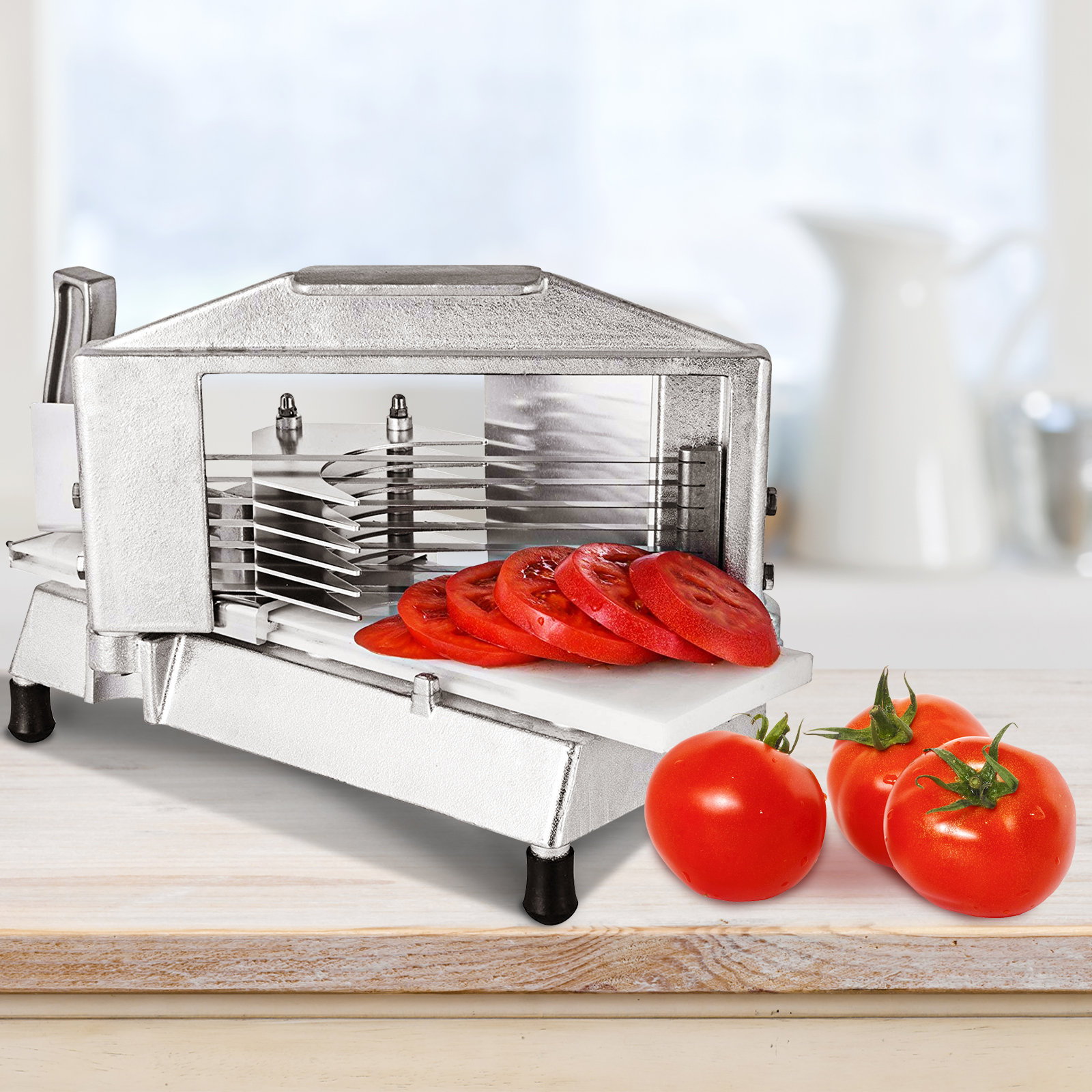 VEVOR Commercial Tomato Slicer 3/8" Heavy Duty Tomato Slicer | Wayfair