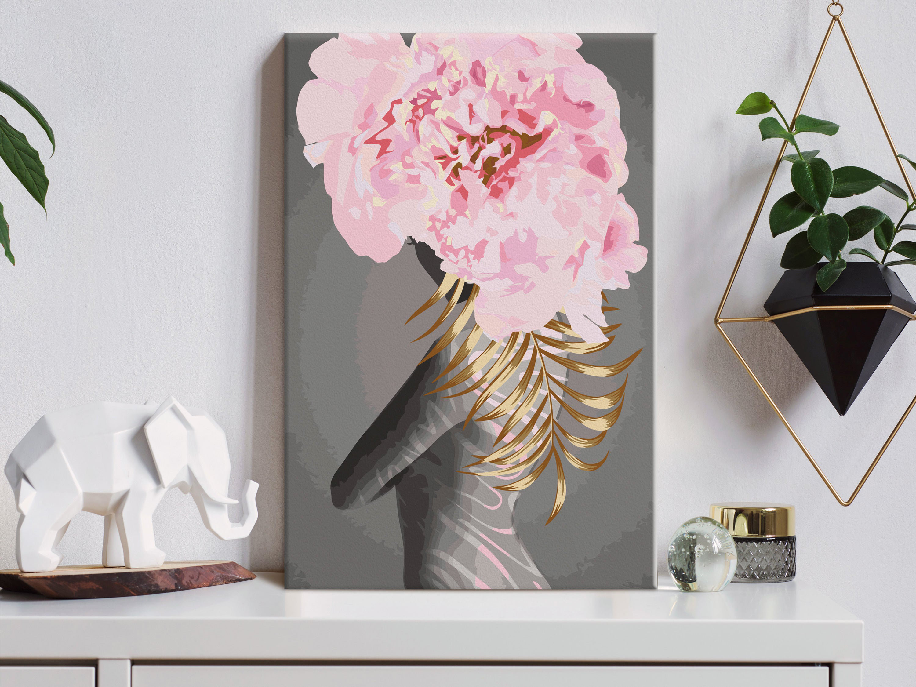 House of Hampton® Paint By Numbers Kit - Delicate Figure | Wayfair