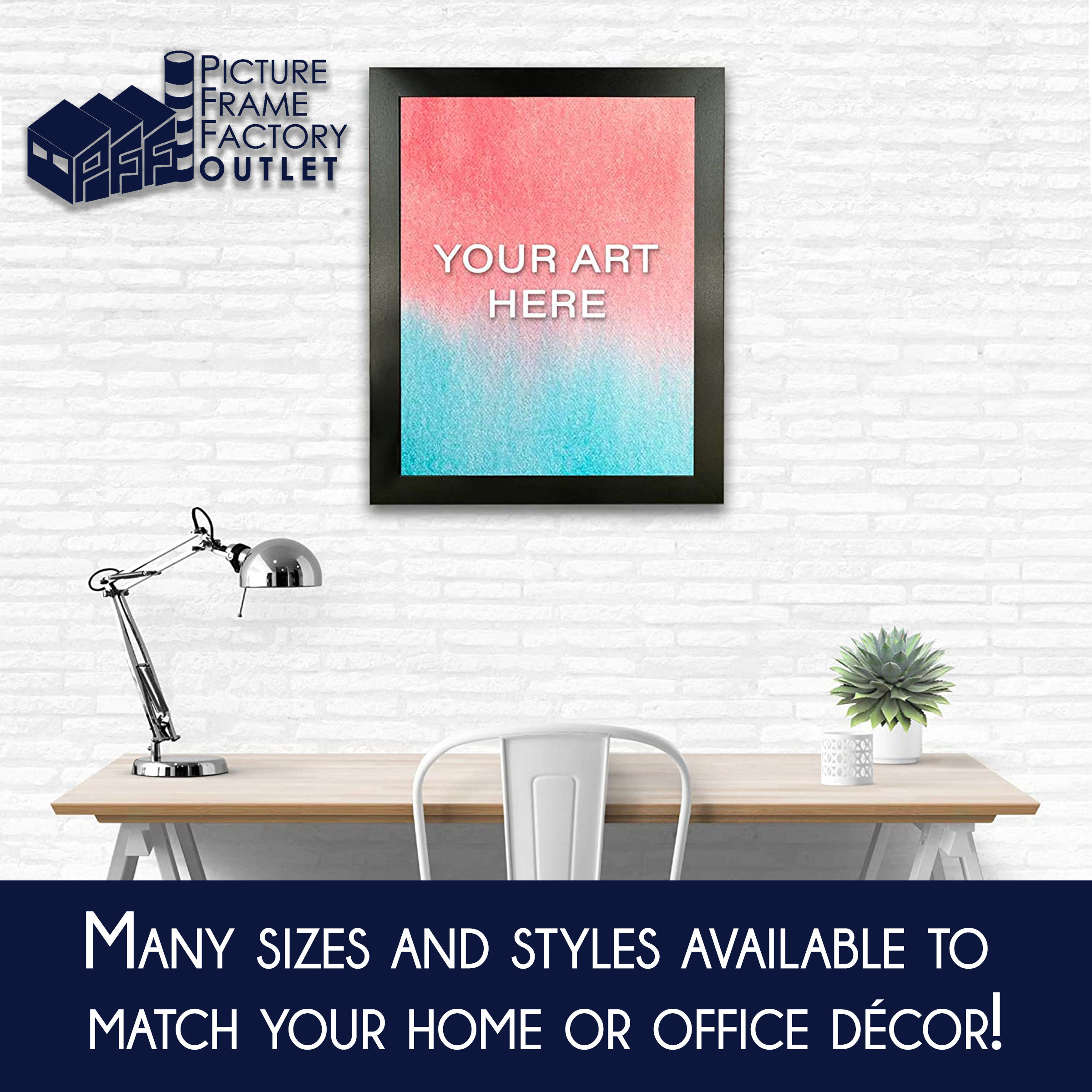 Picture Frame Factory Outlet Matte Single Picture Frame Set in Black ...