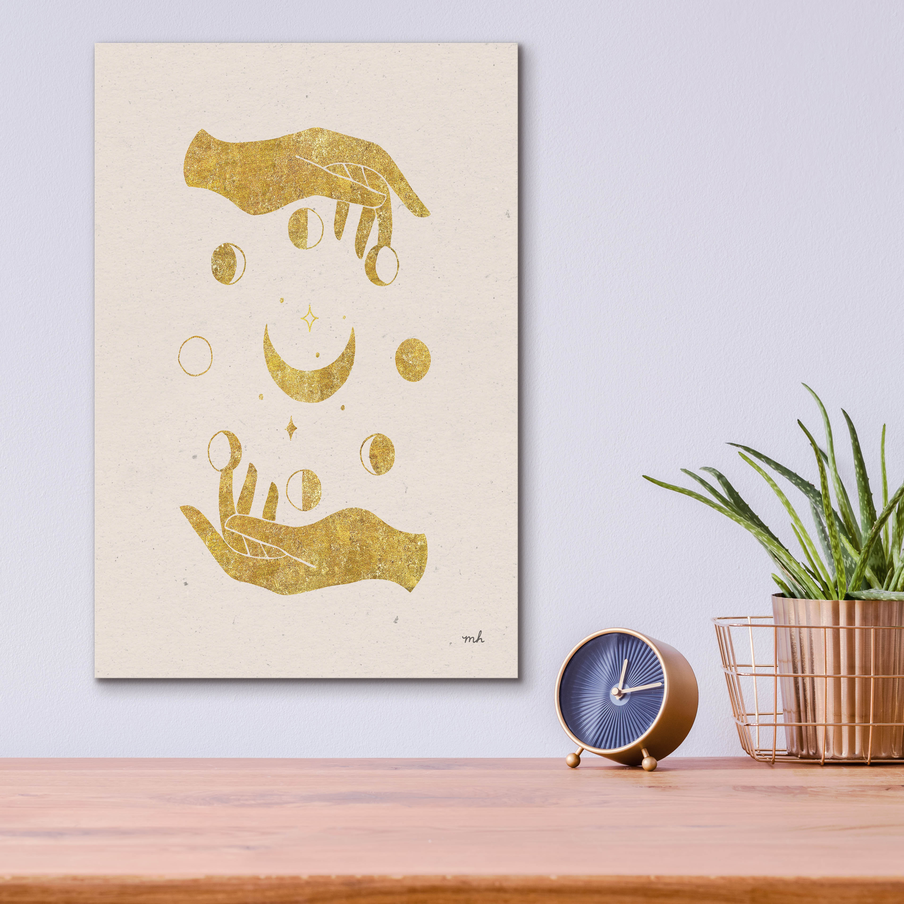 Mercer41 'Celestial' by Moira Hershey Acrylic Glass Wall Art | Wayfair