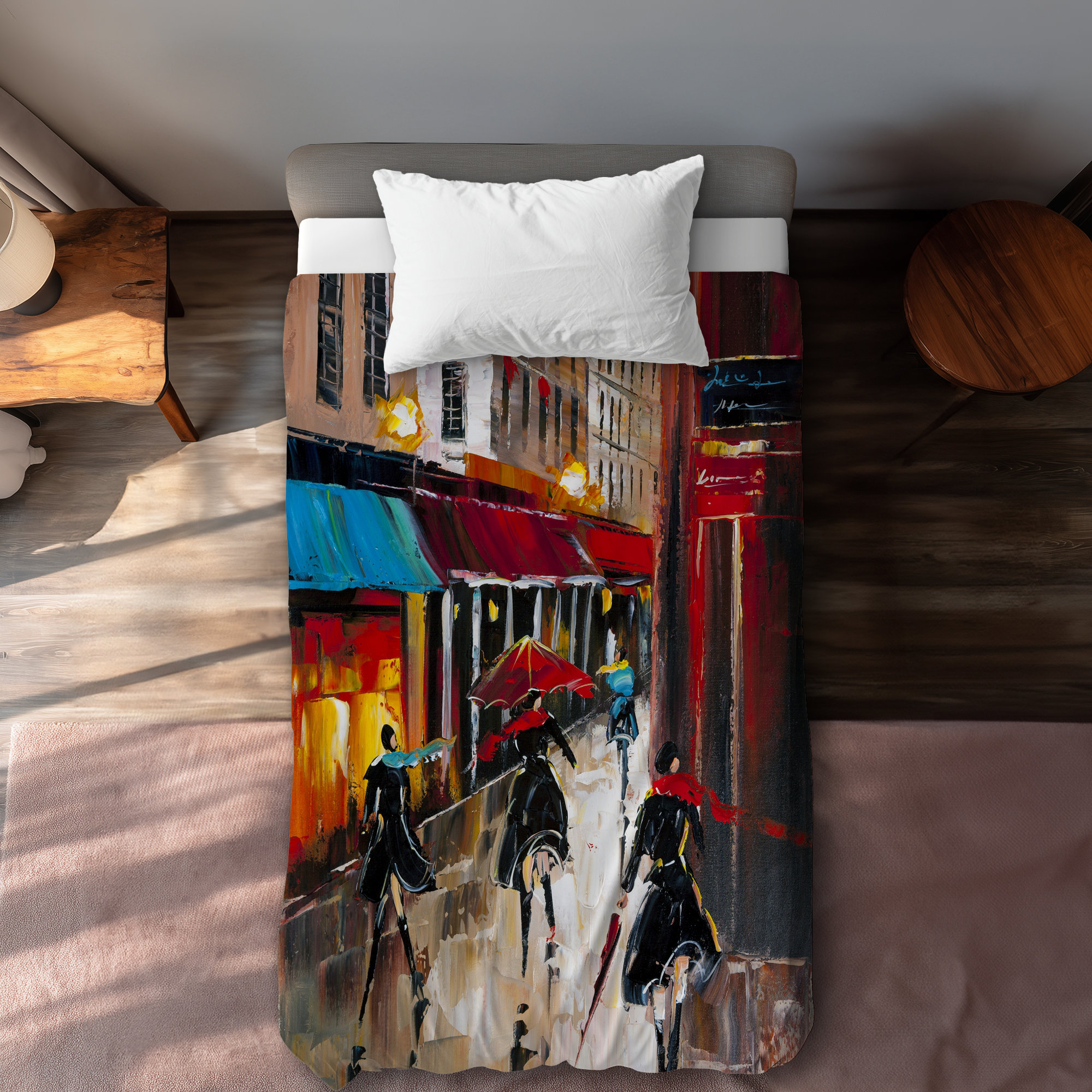Begin Edition International Inc. European Alley Bedroom Man Duvet Cover ...