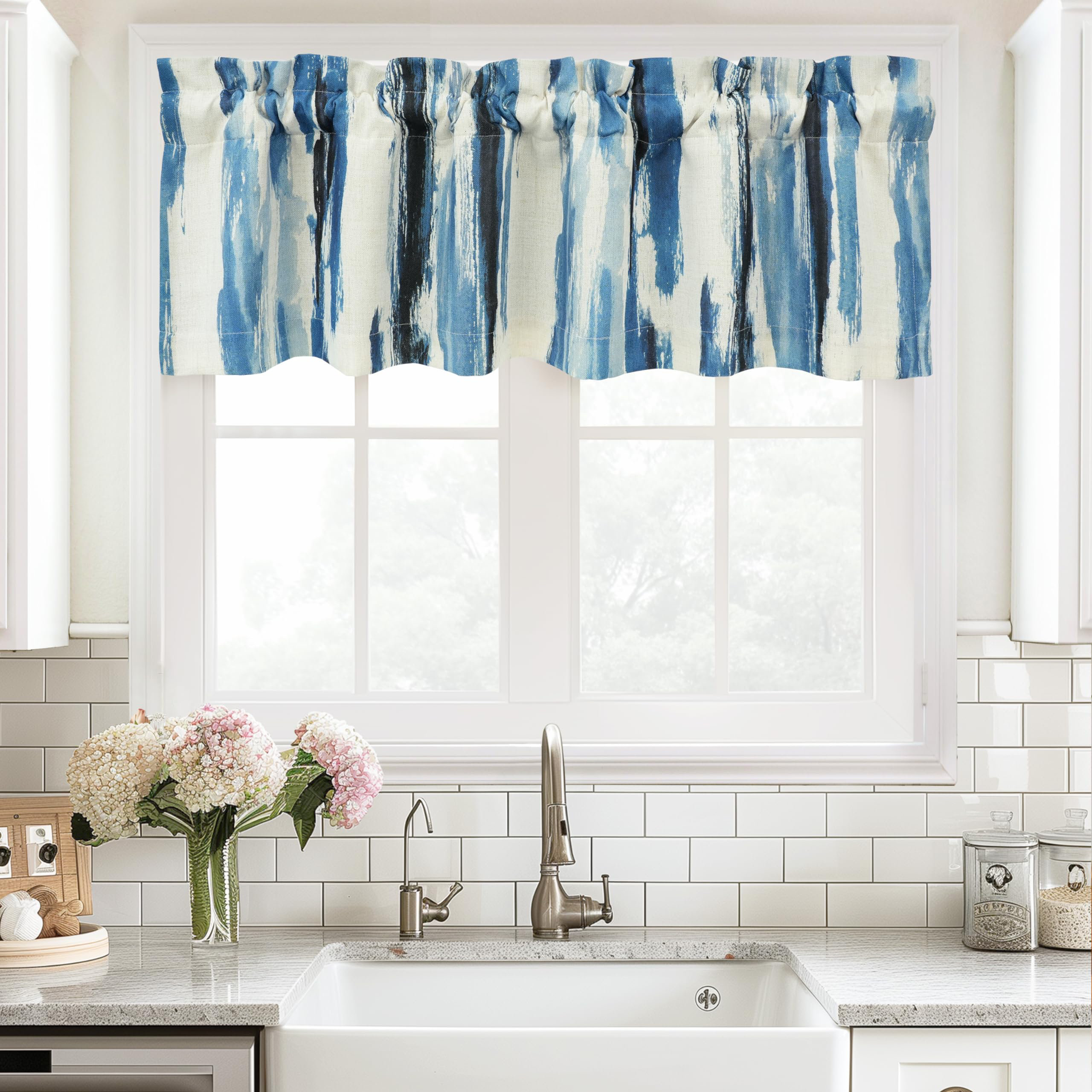 Wrought Studio™ Linen Textured Paint Brush Watercolor Lined Thermal ...