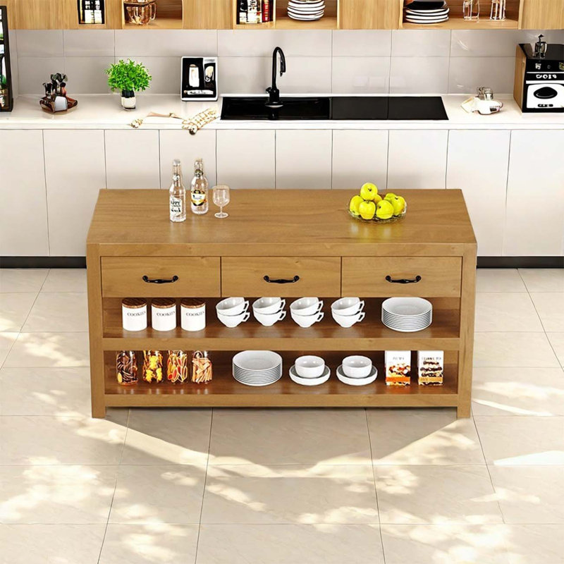 Hart Enjoy life Country style solid wood kitchen center island | Wayfair