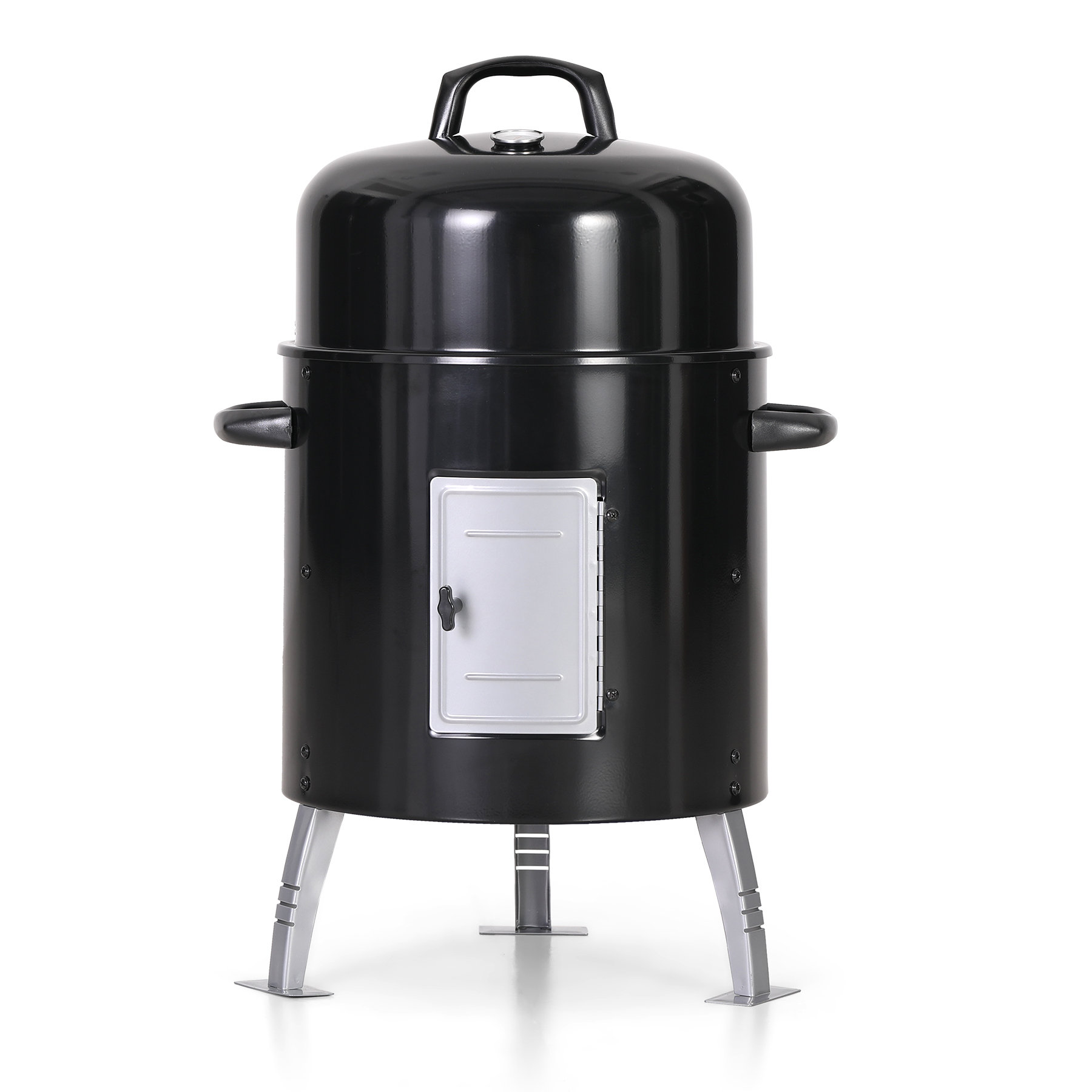 Arlmont & Co. Miyosha 17" Round Smoker And Charcoal Grills With ...