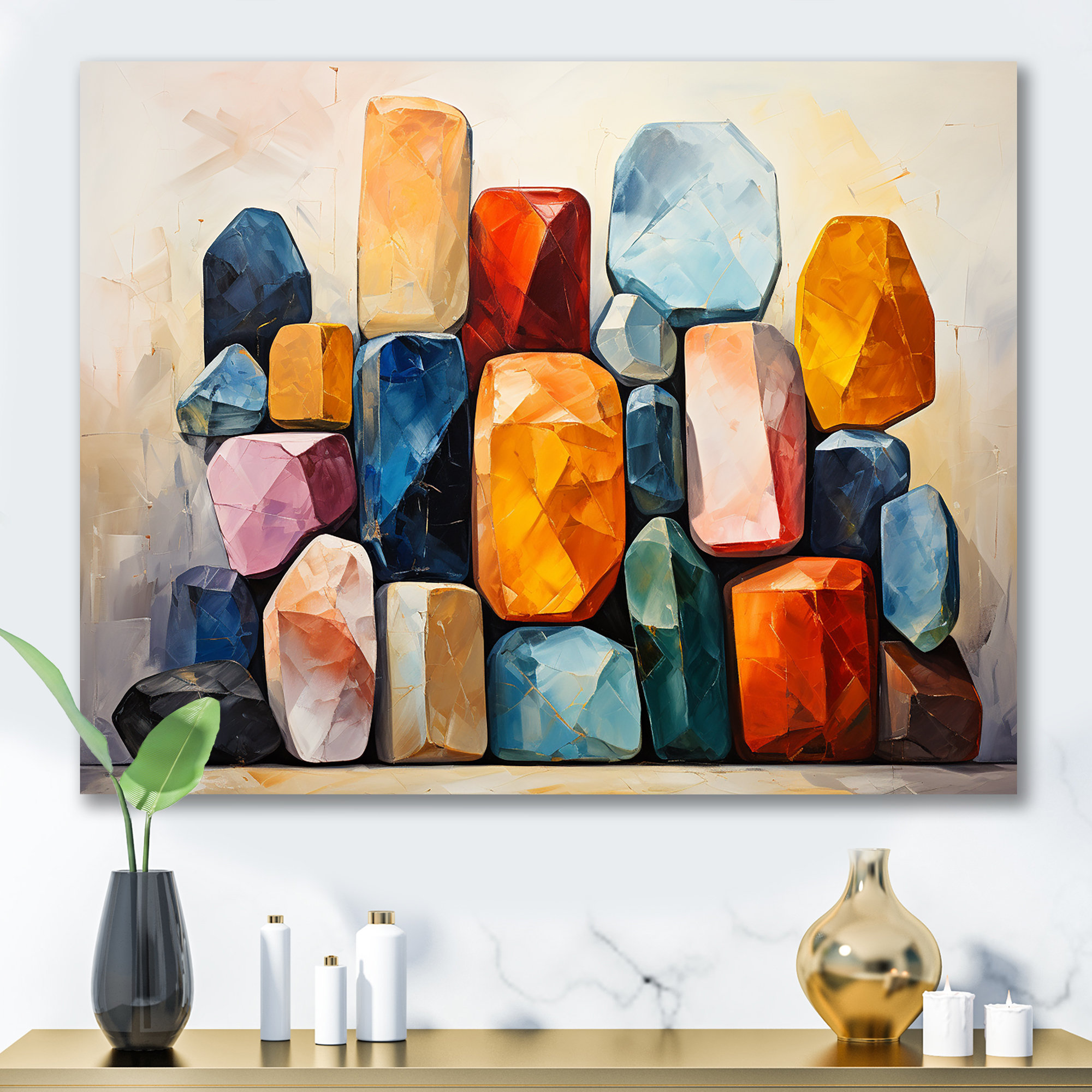 Winston Porter Mystical religion Stones enigmatic relics collage I ...