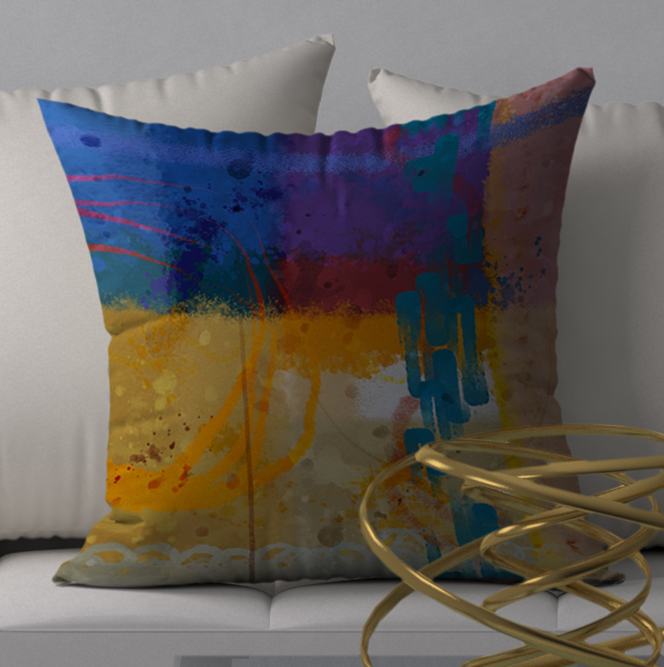 LeRoi Products Abstract Throw Pillow - Wayfair Canada
