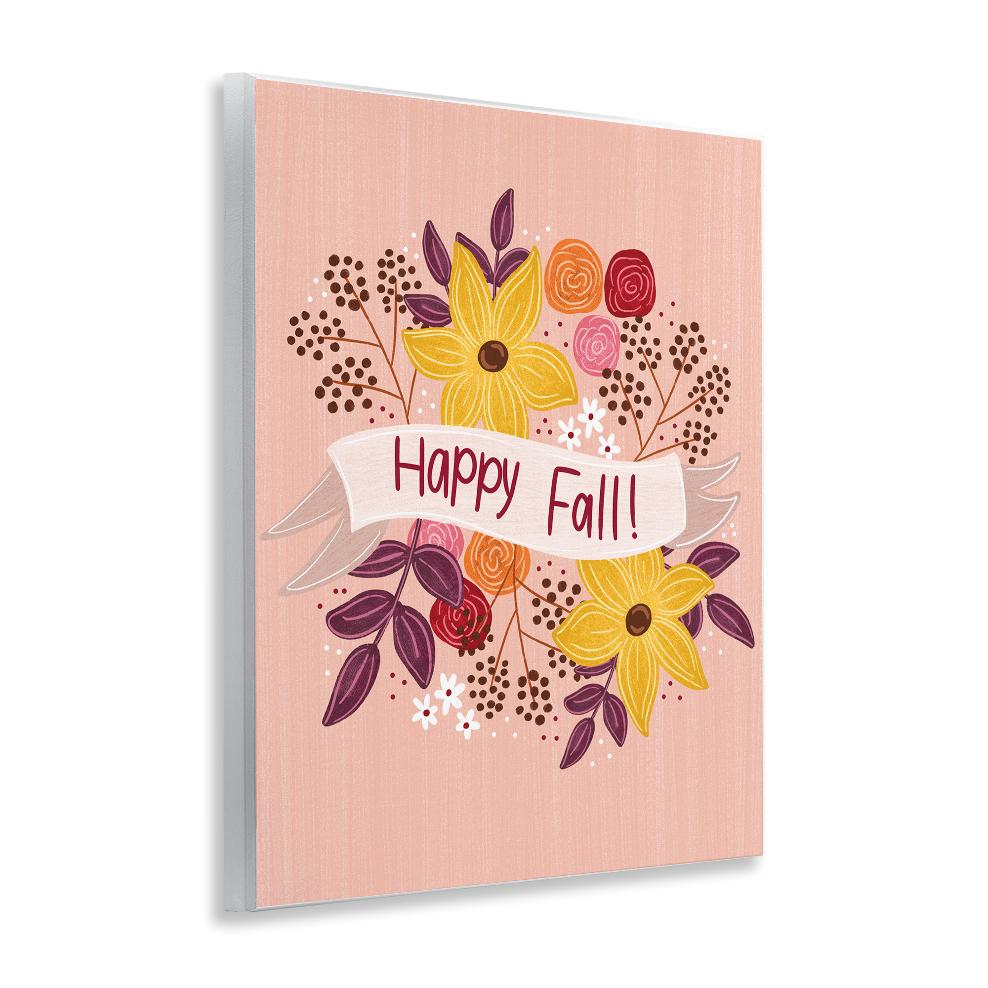 Winston Porter Celebrate Floral Fall Wall Plaque Art by Emily Cromwell ...