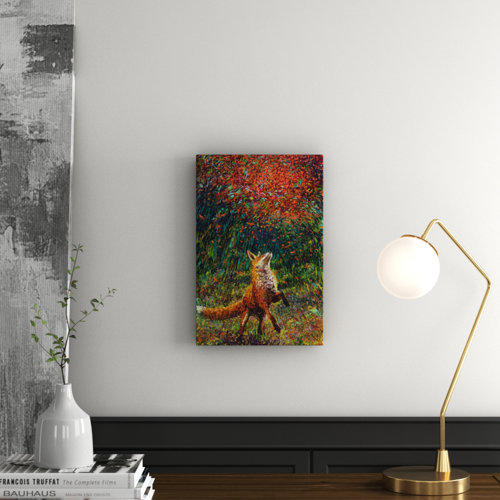 ClassicLiving Fox Fire by Iris Scott - Wrapped Canvas Art Prints ...