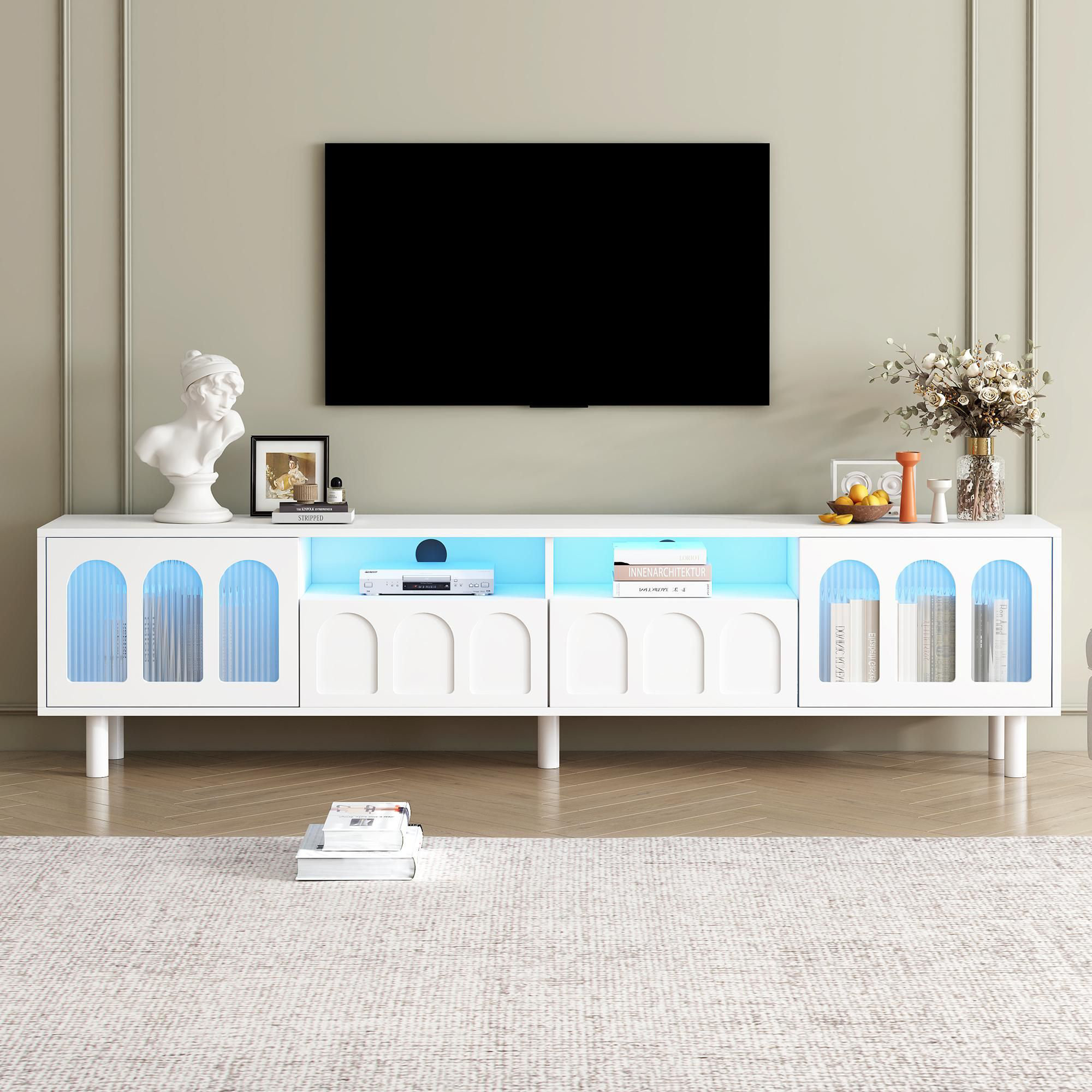 Ivy Bronx Quadere 70.8'' W Storage Credenza | Wayfair