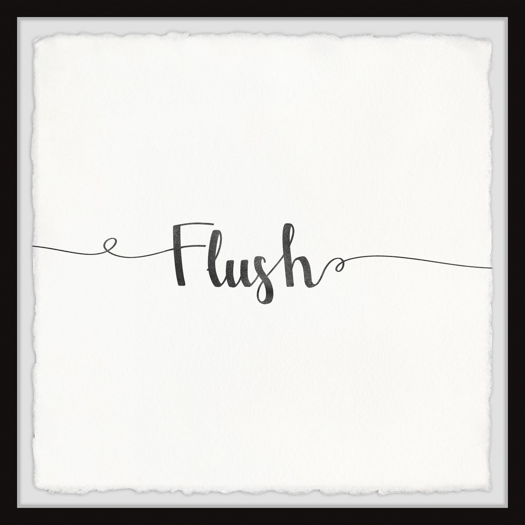 Trinx Flush - Picture Frame Textual Art | Wayfair