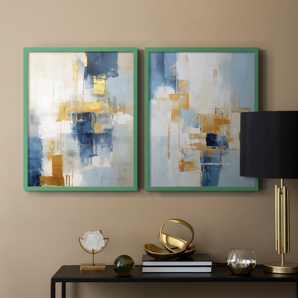 Wrought Studio™ ABSTRACT Series DXXXV-Premium Framed Print -Ready to ...