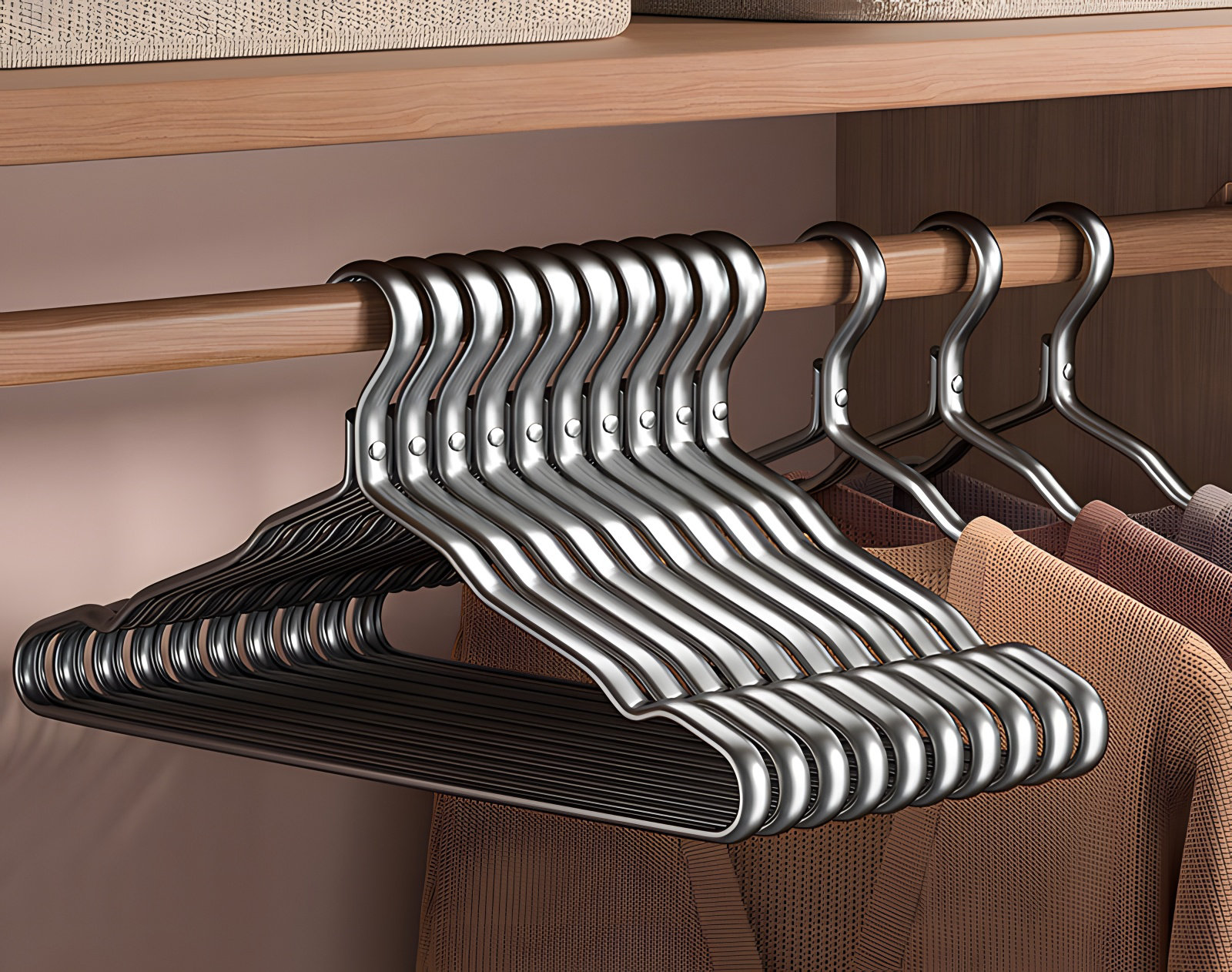 Rebrilliant Aluminum Alloy Clothes Hanger | Wayfair