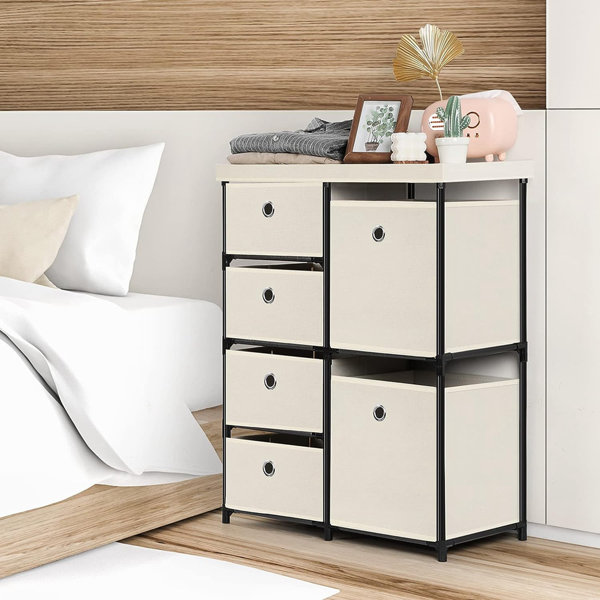 Rebrilliant Mahlon 6 Drawer Storage Drawer | Wayfair