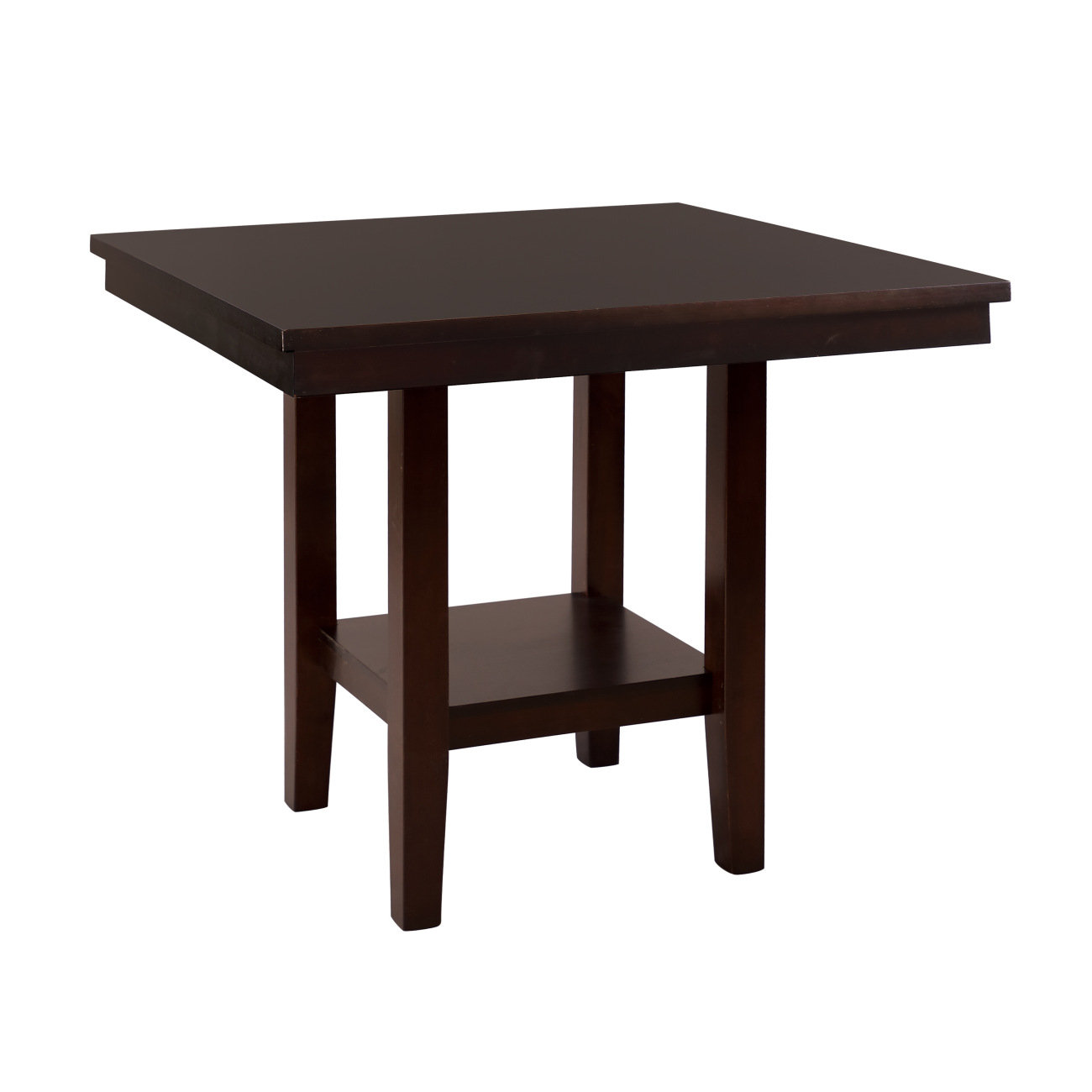 Lark Manor™ Contemporary Counter Height Table With Shelf Wooden Dining ...