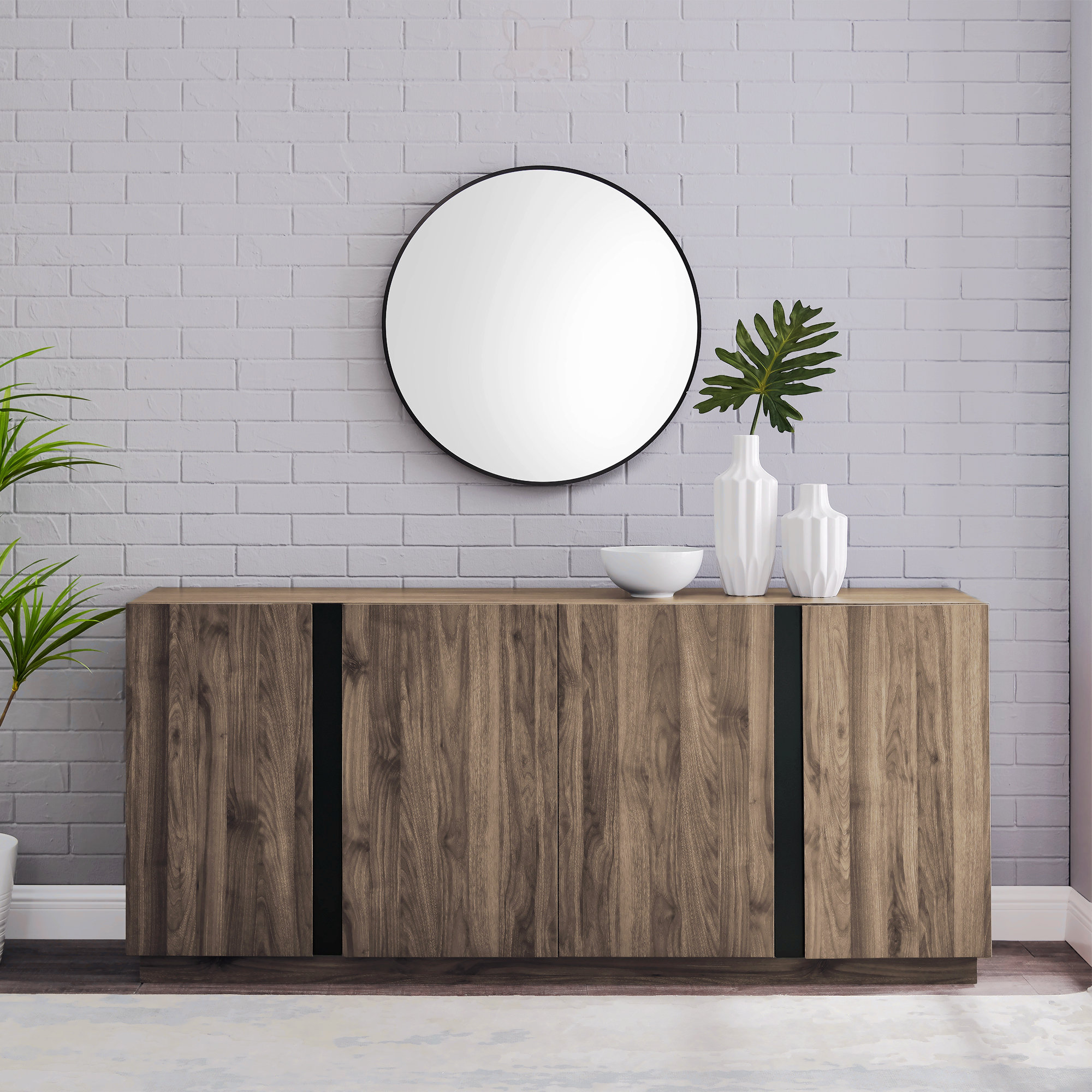 Millwood Pines Sideboard TV Stand for TVs up to 80" | Wayfair