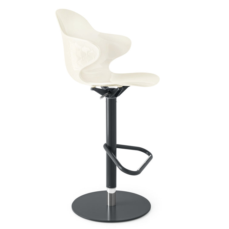 Calligaris Saint Tropez Ergonomic Stool with Polycarbonate Seat and ...
