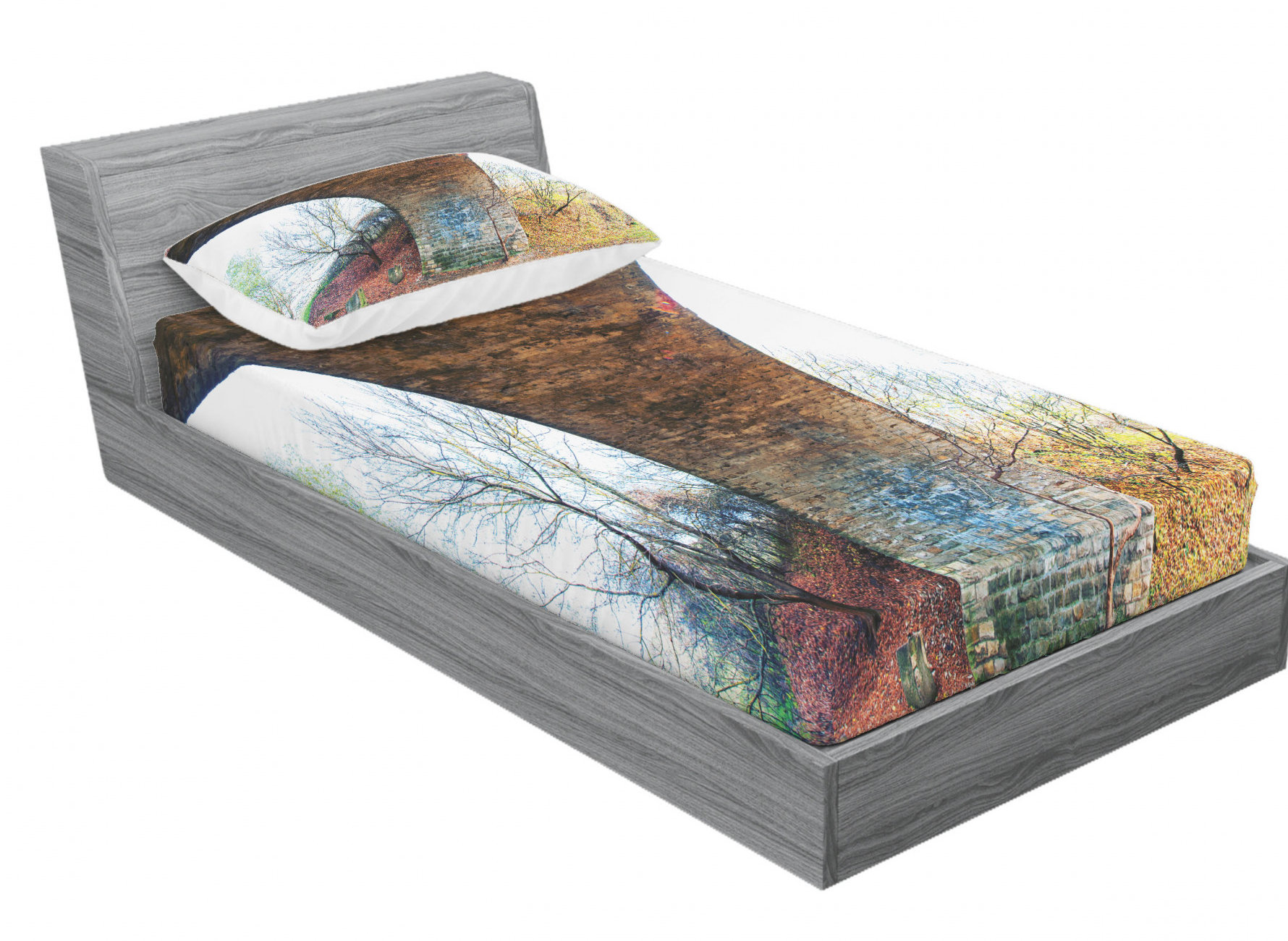 Ambesonne Landscape Sheet Set | Wayfair