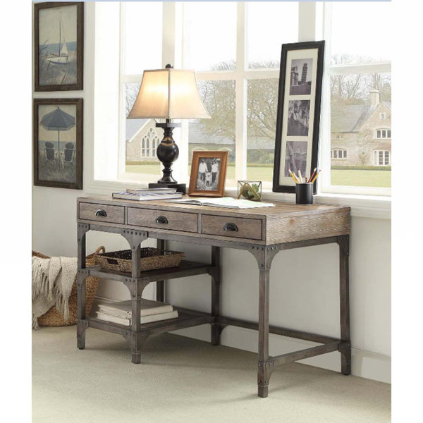 Williston Forge Fiore Solid Wood Desk | Wayfair