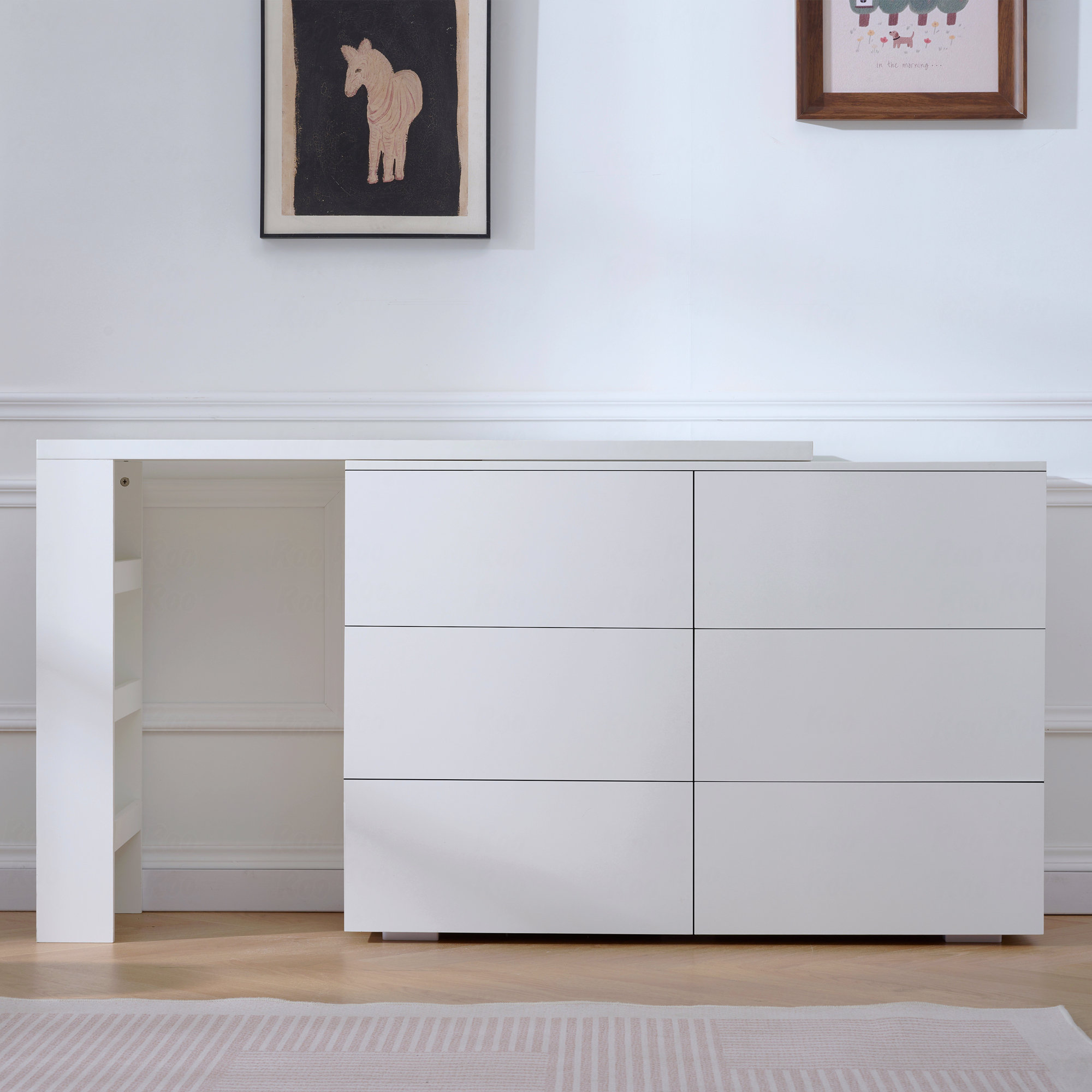 Ophelia & Co. Cabinet, Six Drawer Storage Compartments, Drawers ...