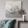 Highland Dunes 'Blue Shell Study III' - Wrapped Canvas Painting Print ...