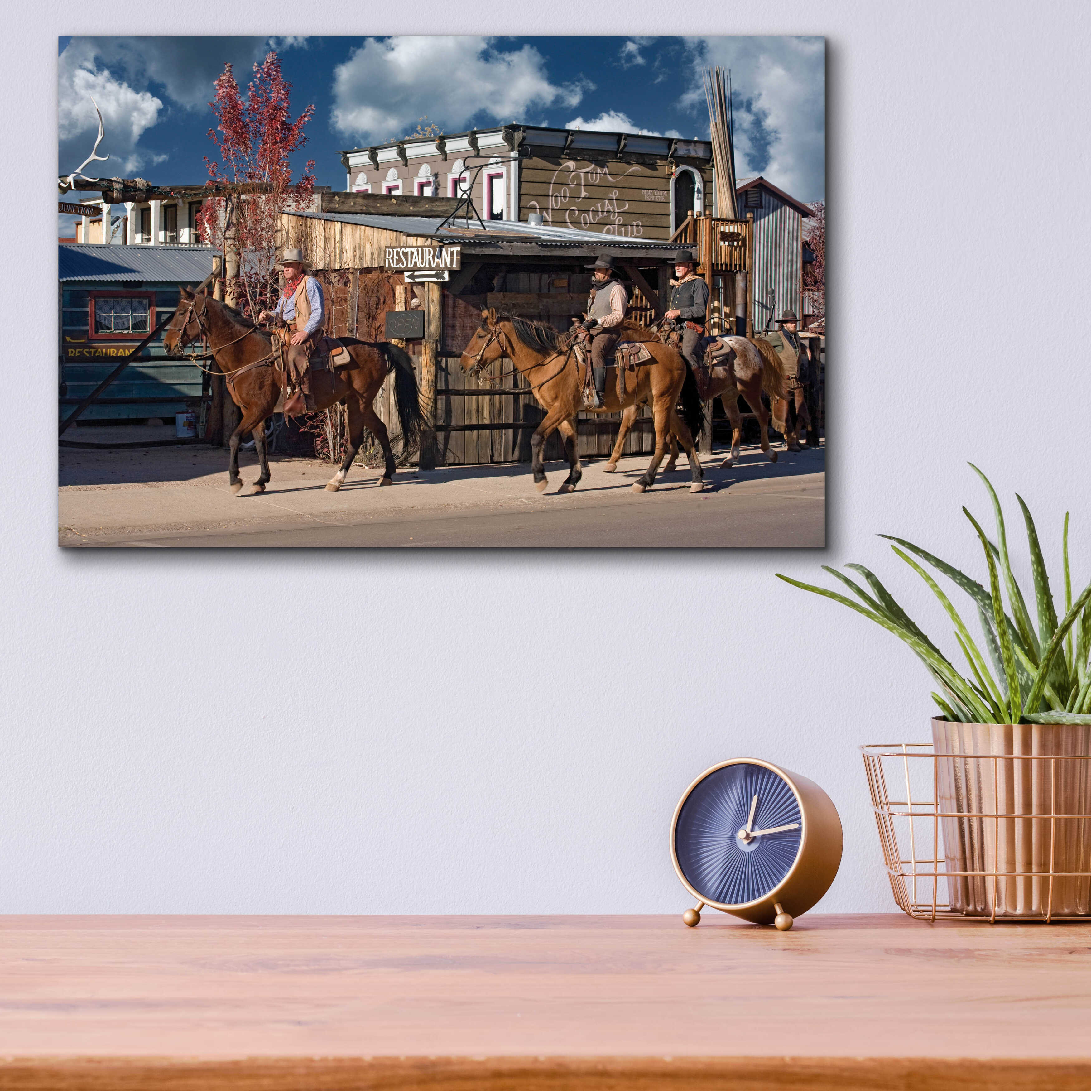 Gracie Oaks Epic Art 'Williams Cowboys' By Mike Jones, Acrylic Williams ...