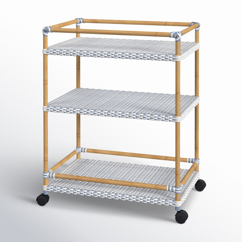 Birch Lane™ Ellie Bar Cart with Metal Outer Material & Reviews | Birch Lane
