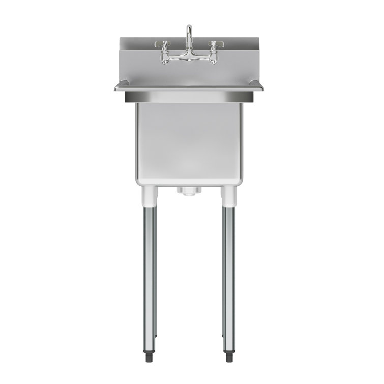 Amgood Commercial Stainless Steel Sink - Restaurant Kitchen Prep ...