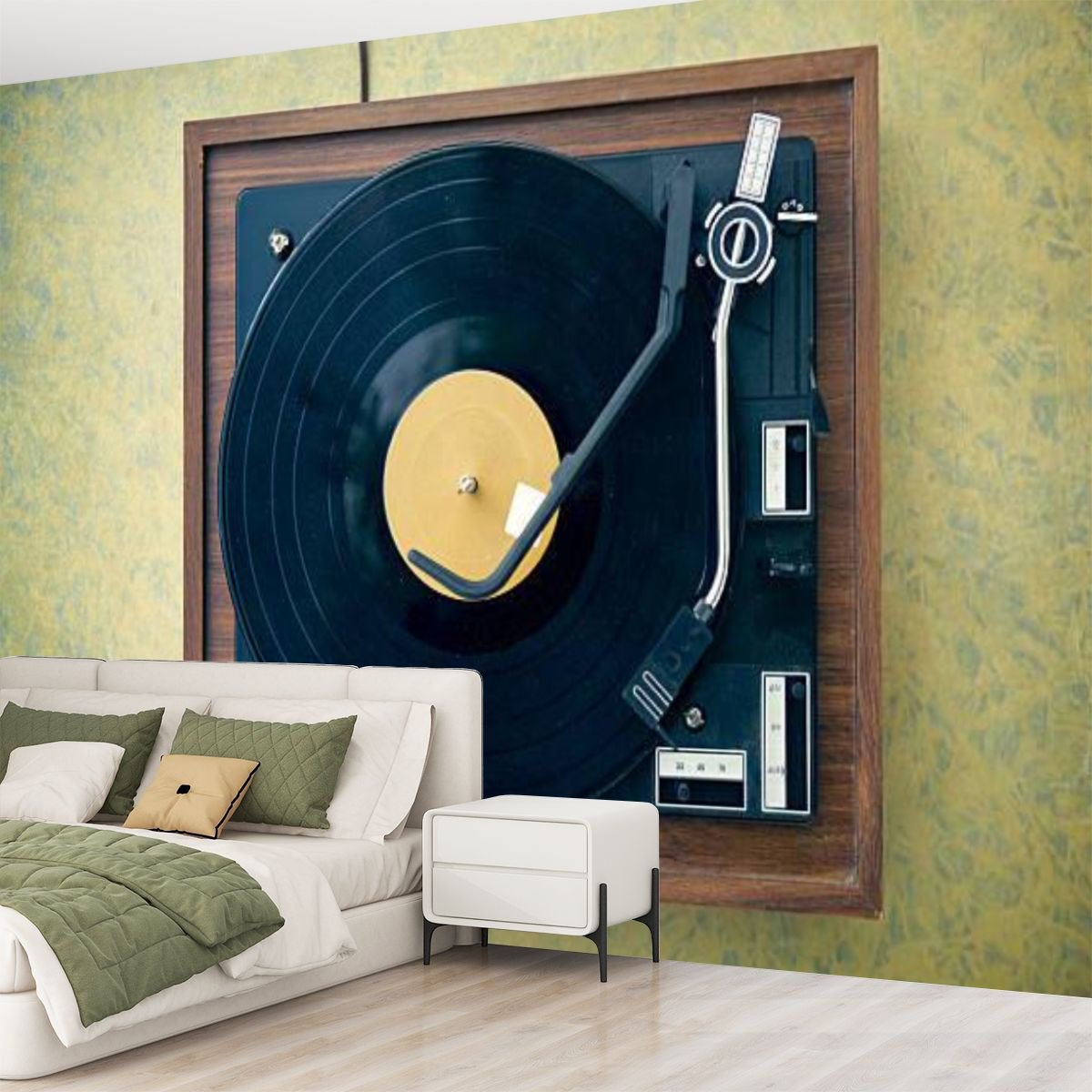 Latitude Run® Peel and Stick Canvas Wallpaper Wall Mural Dirty ...